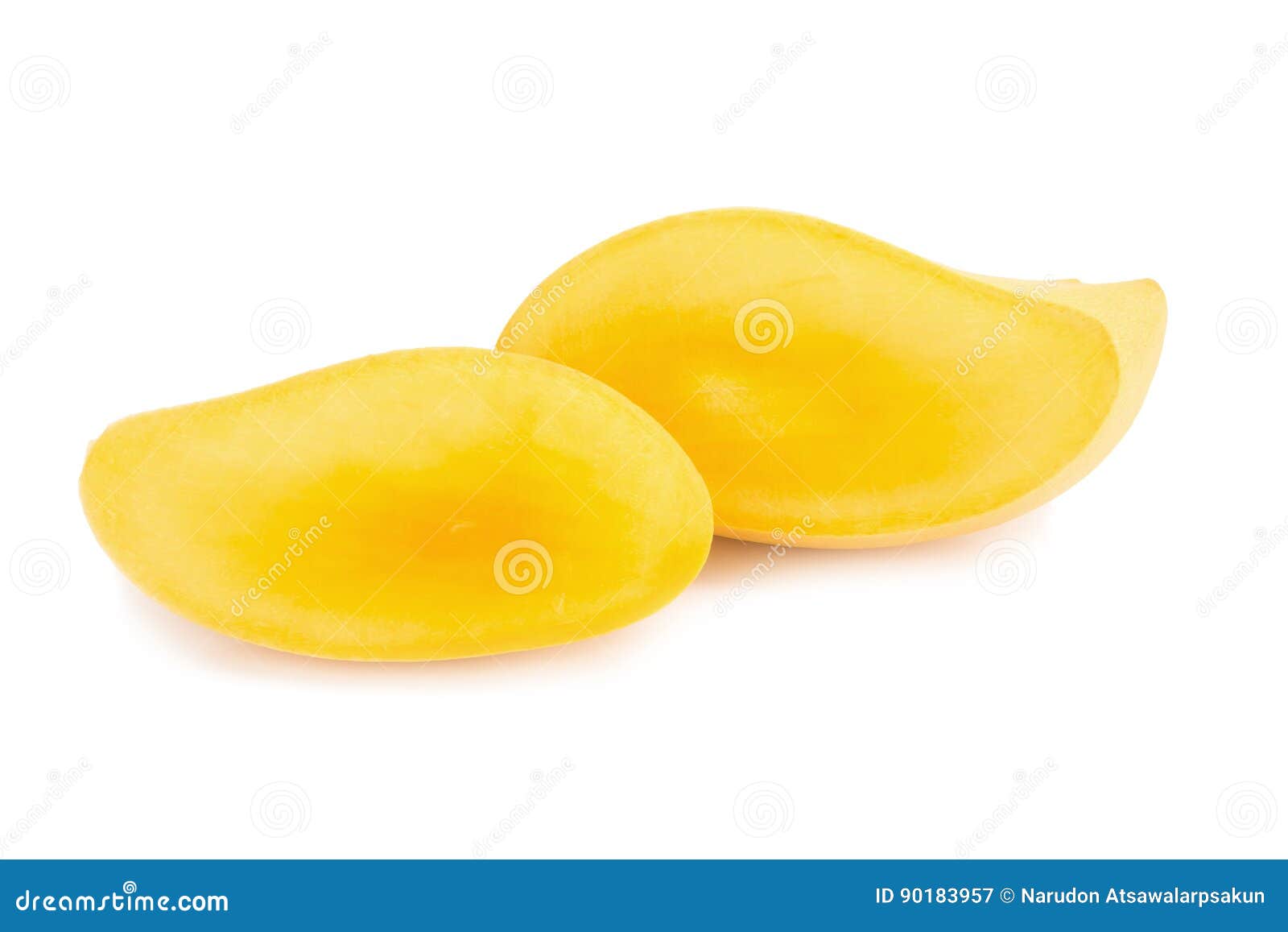 Mango Isolated No White Background Stock Image - Image of natural ...
