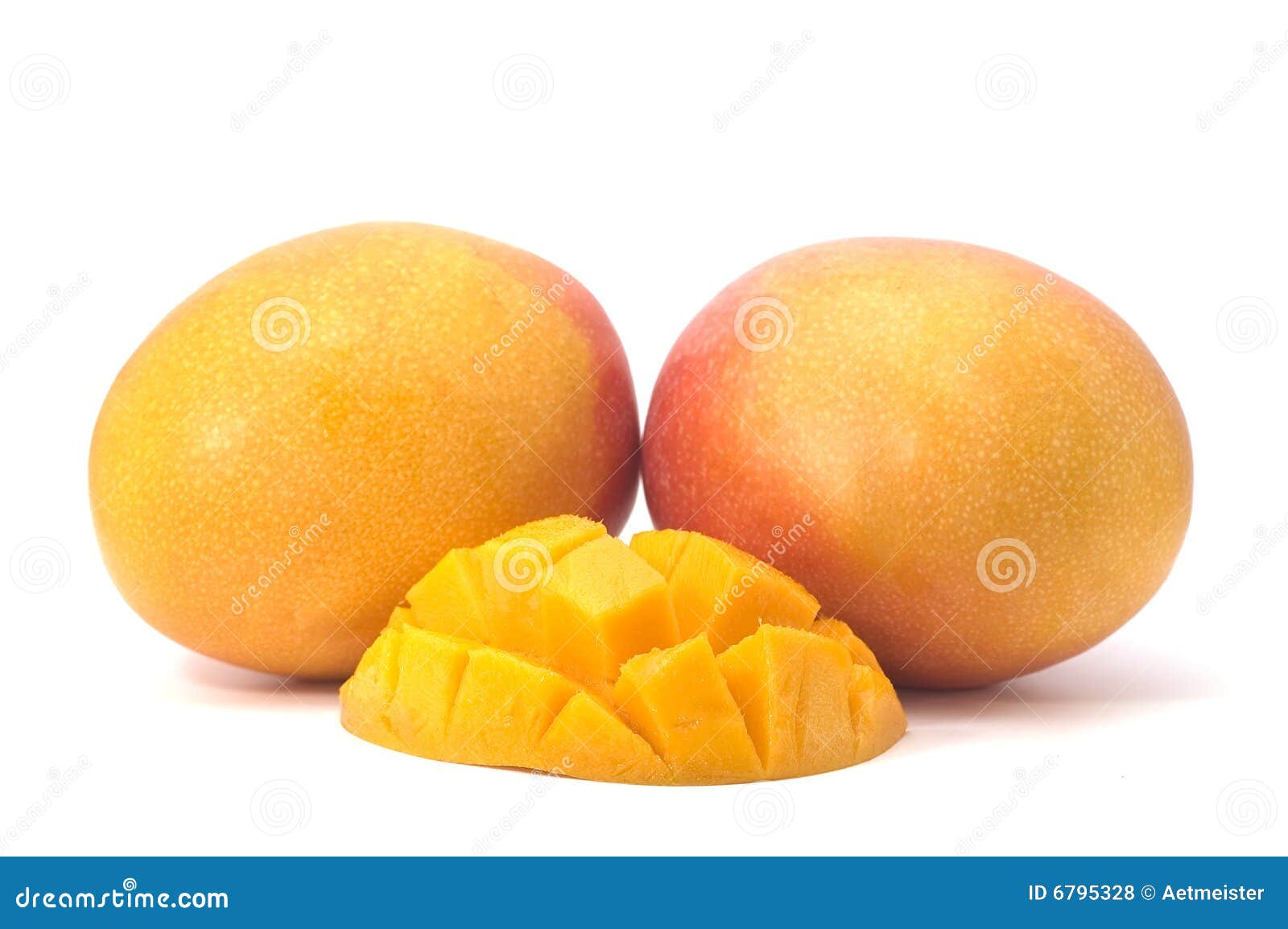 Mango Isolated On White Background. Royalty-Free Stock Image ...