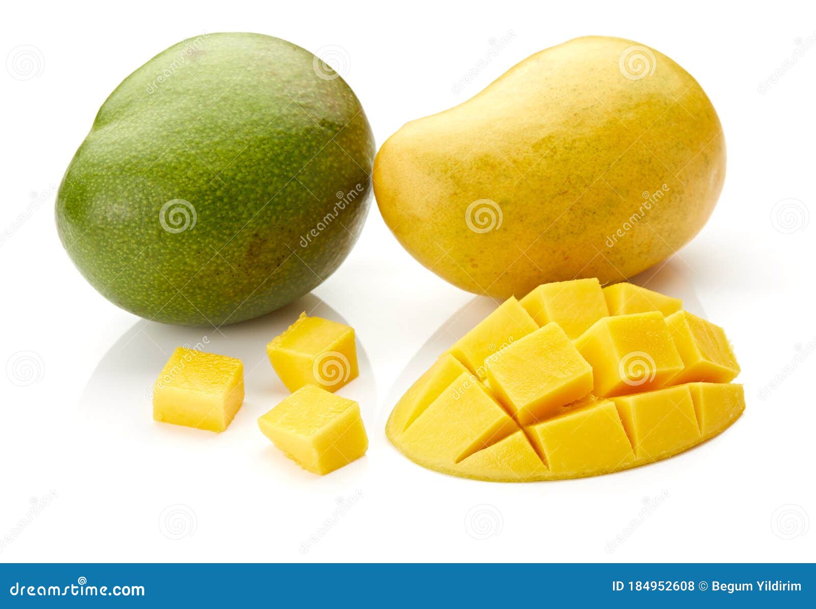 Mango Isolated on White Background Stock Photo - Image of natural ...