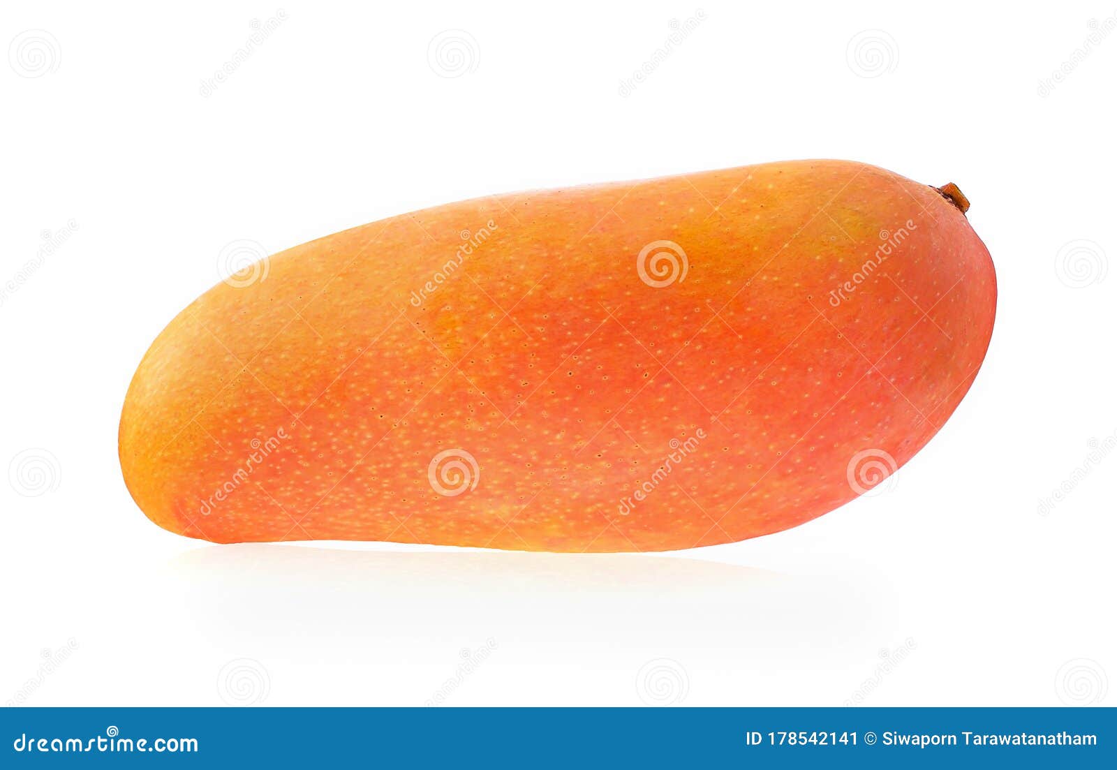 Mango Isolated on a White Background Stock Image - Image of color ...
