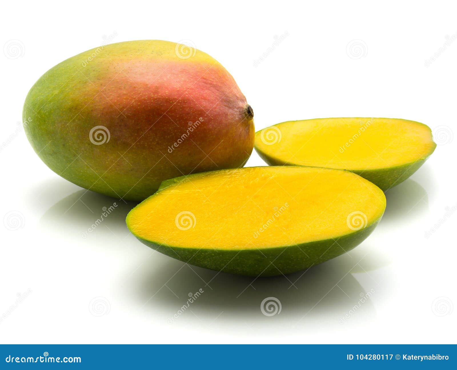 Fresh mango isolated stock image. Image of food, light - 104280117