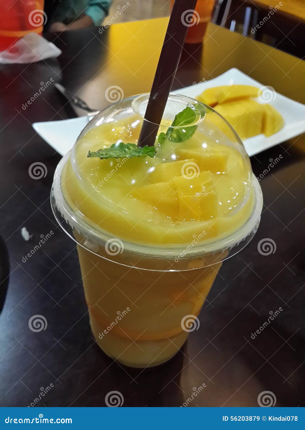 Mango Juice stock image. Image of plastic, water, sweet - 56203879