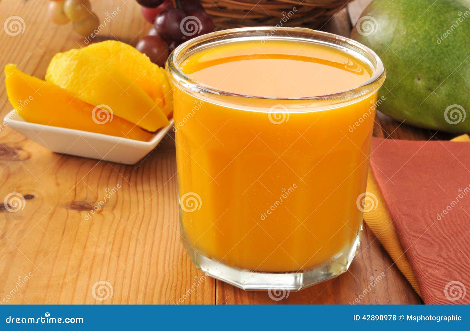 Mango juice stock photo. Image of mango, glass, tropical - 42890978