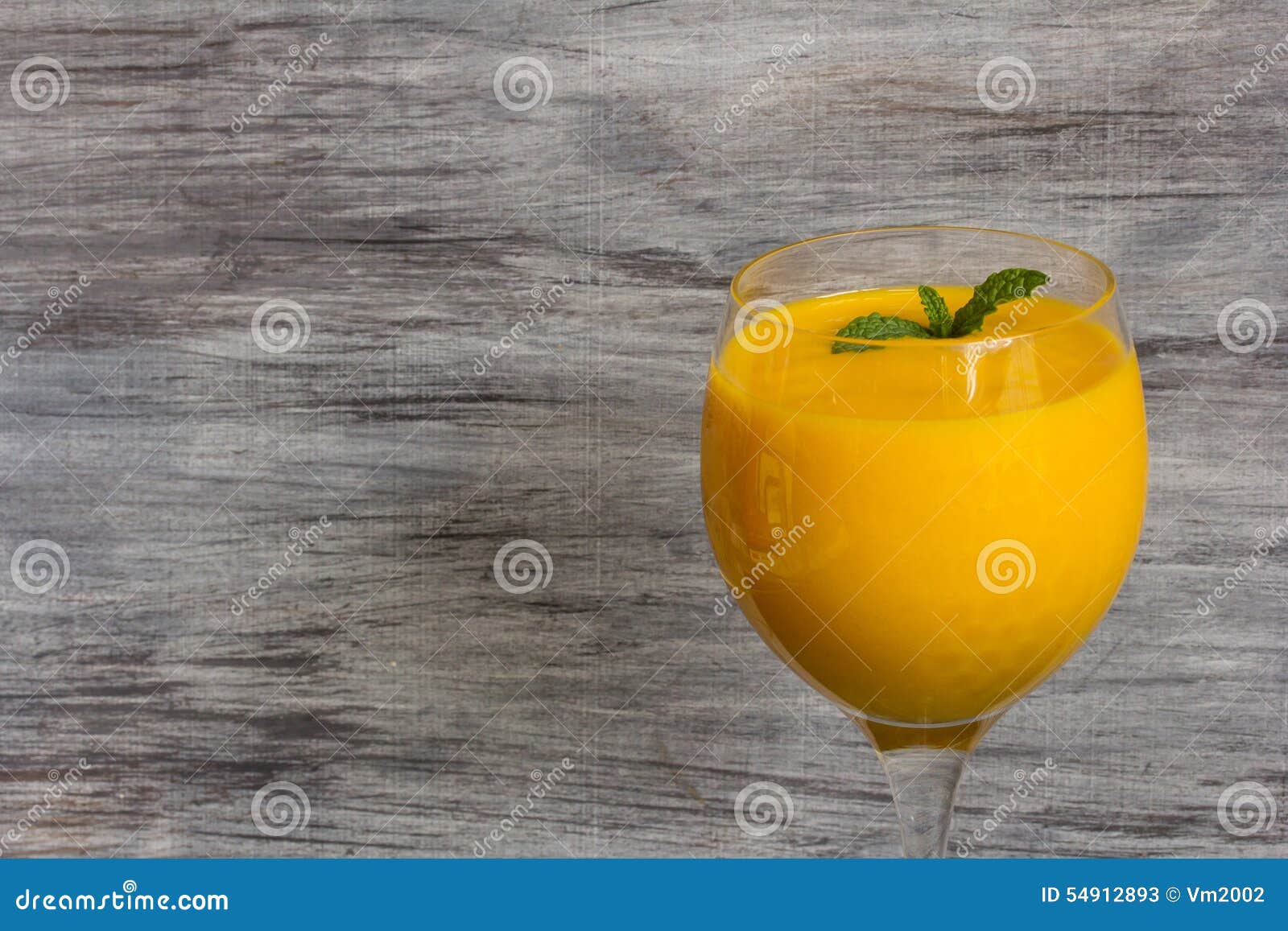 Mango Lassi Smooothie Juice Side View Stock Image - Image of view ...