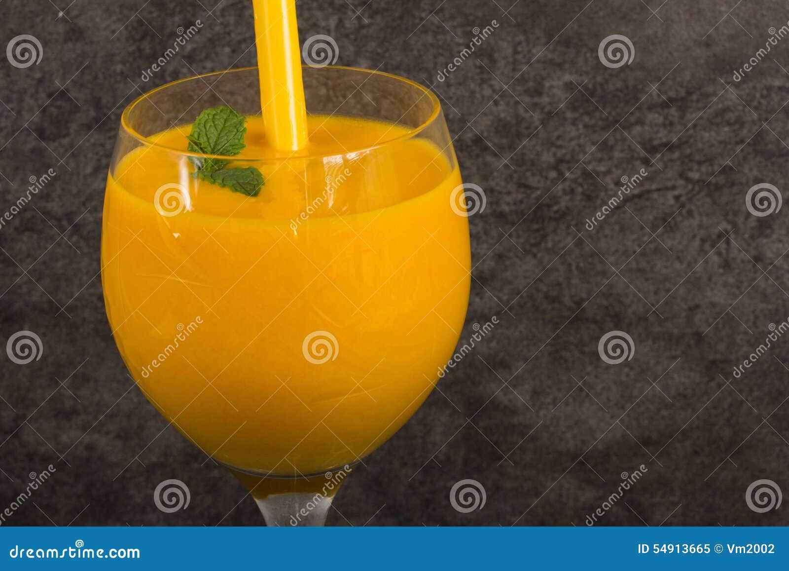 Mango Lassi Smooothie Juice Side View Stock Image - Image of yellow ...