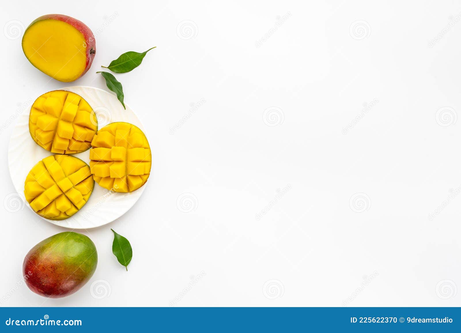 Mango Layout - Tropical Fruits Abstract Background Stock Photo - Image ...