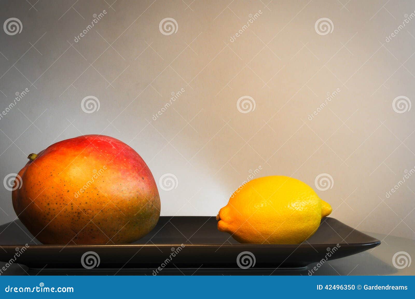 Mango and lemon stock photo. Image of fruit, lemon, food - 42496350