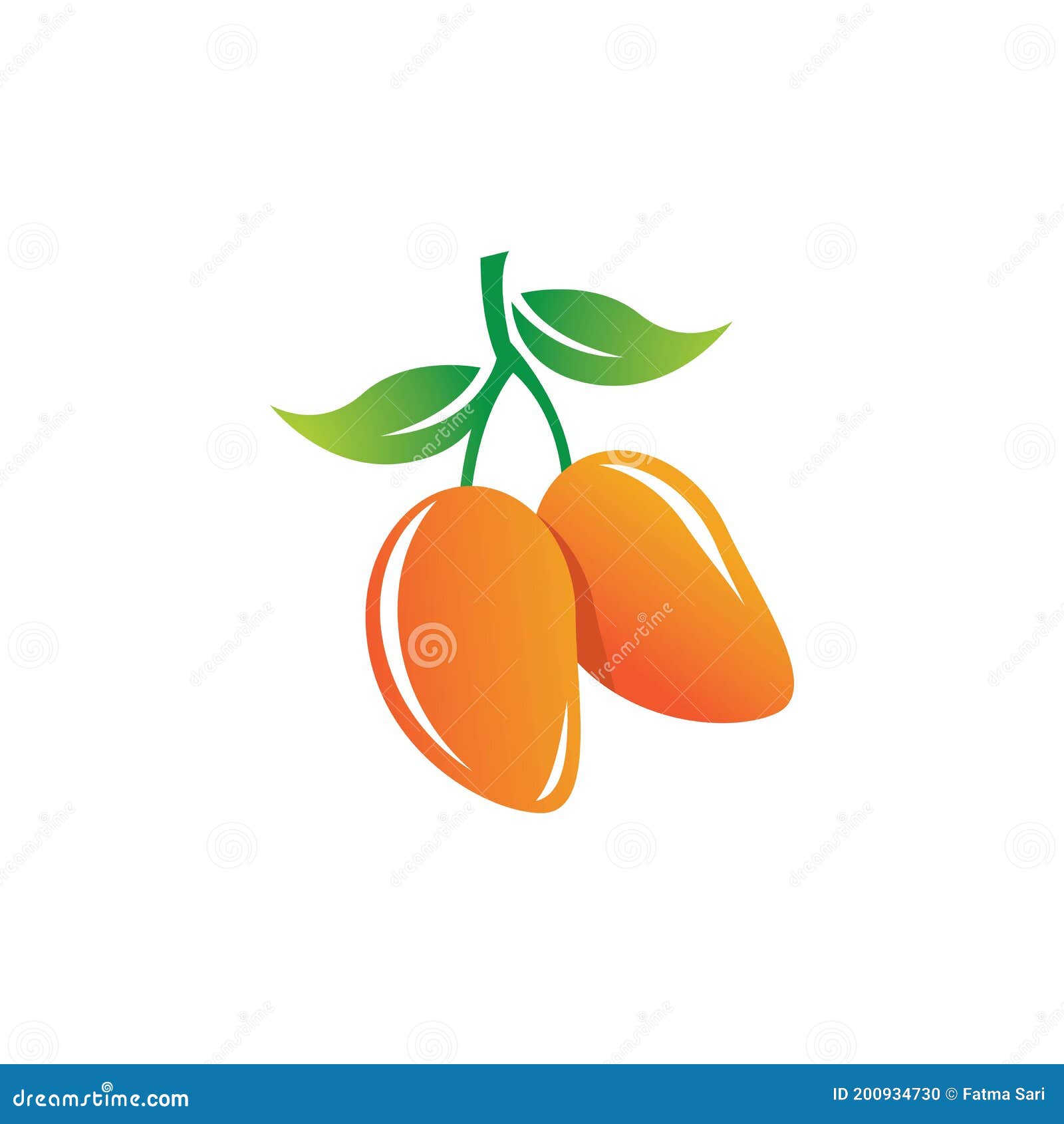 Mango logo images stock vector. Illustration of dessert - 200934730