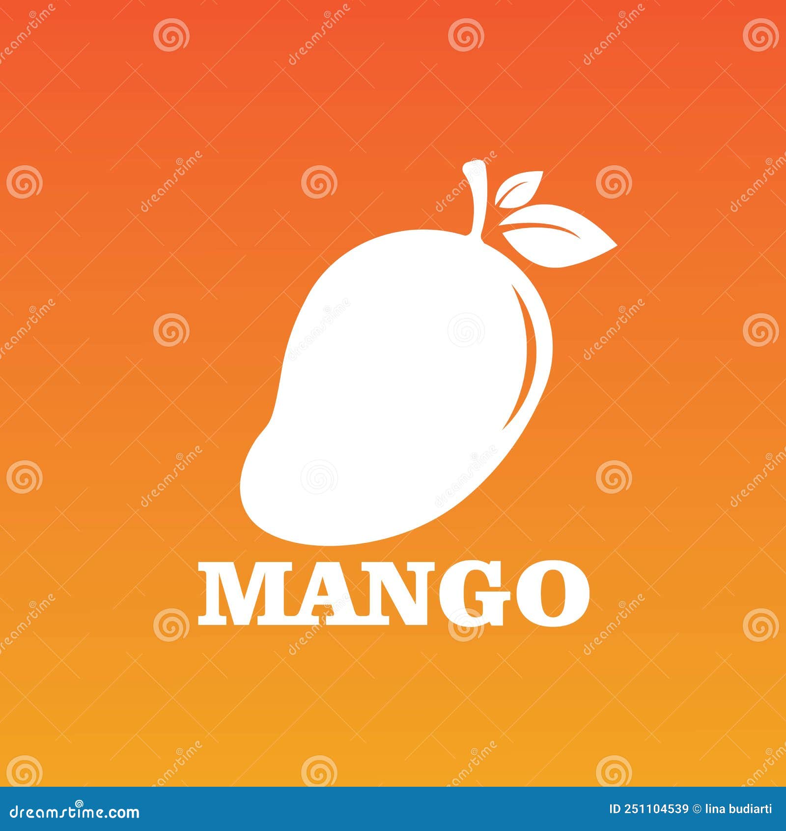 Mango logo stock vector. Illustration of nutrition, isolated - 251104539