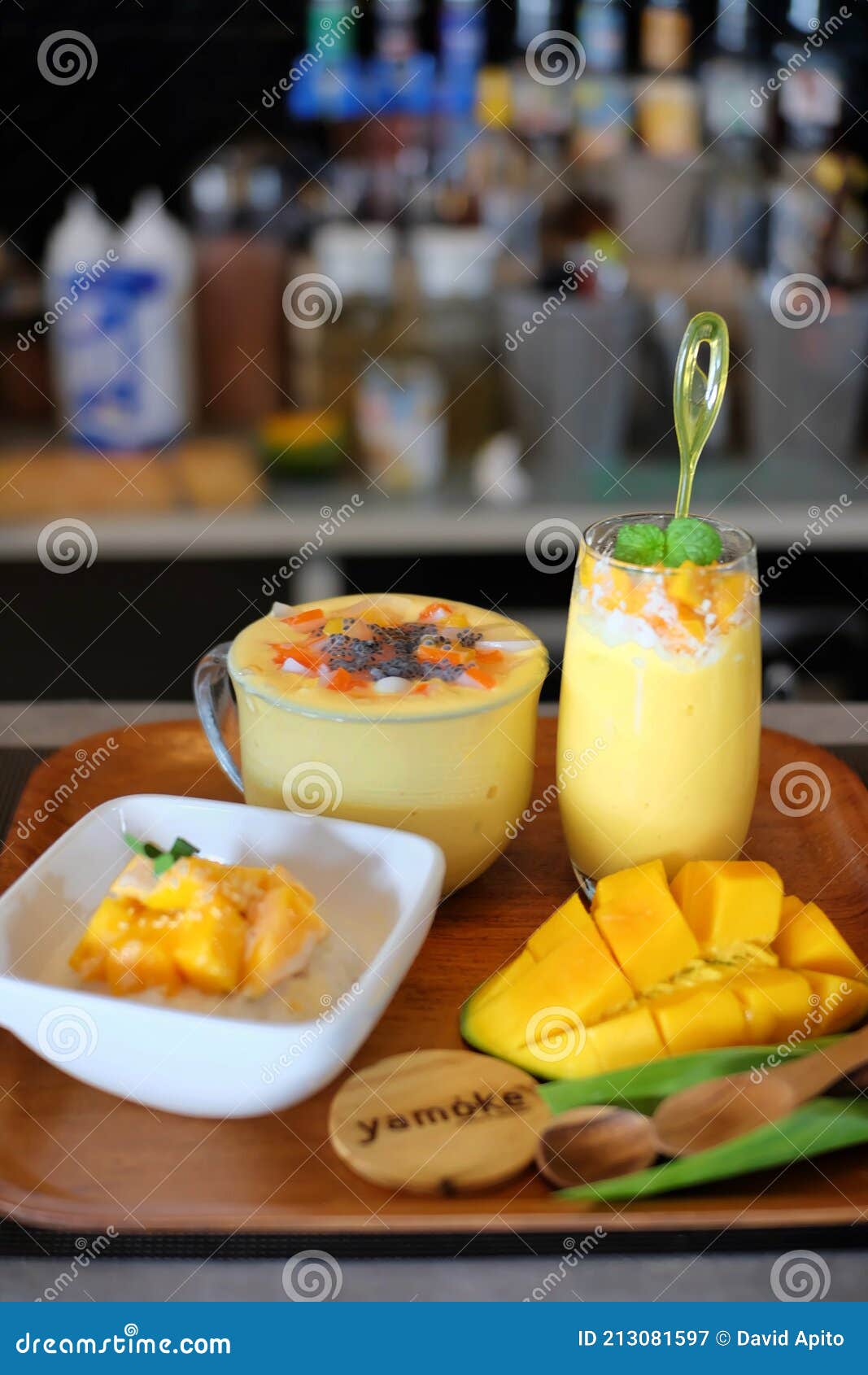 Mango lovers .. stock image. Image of menu, lovers, mango - 213081597