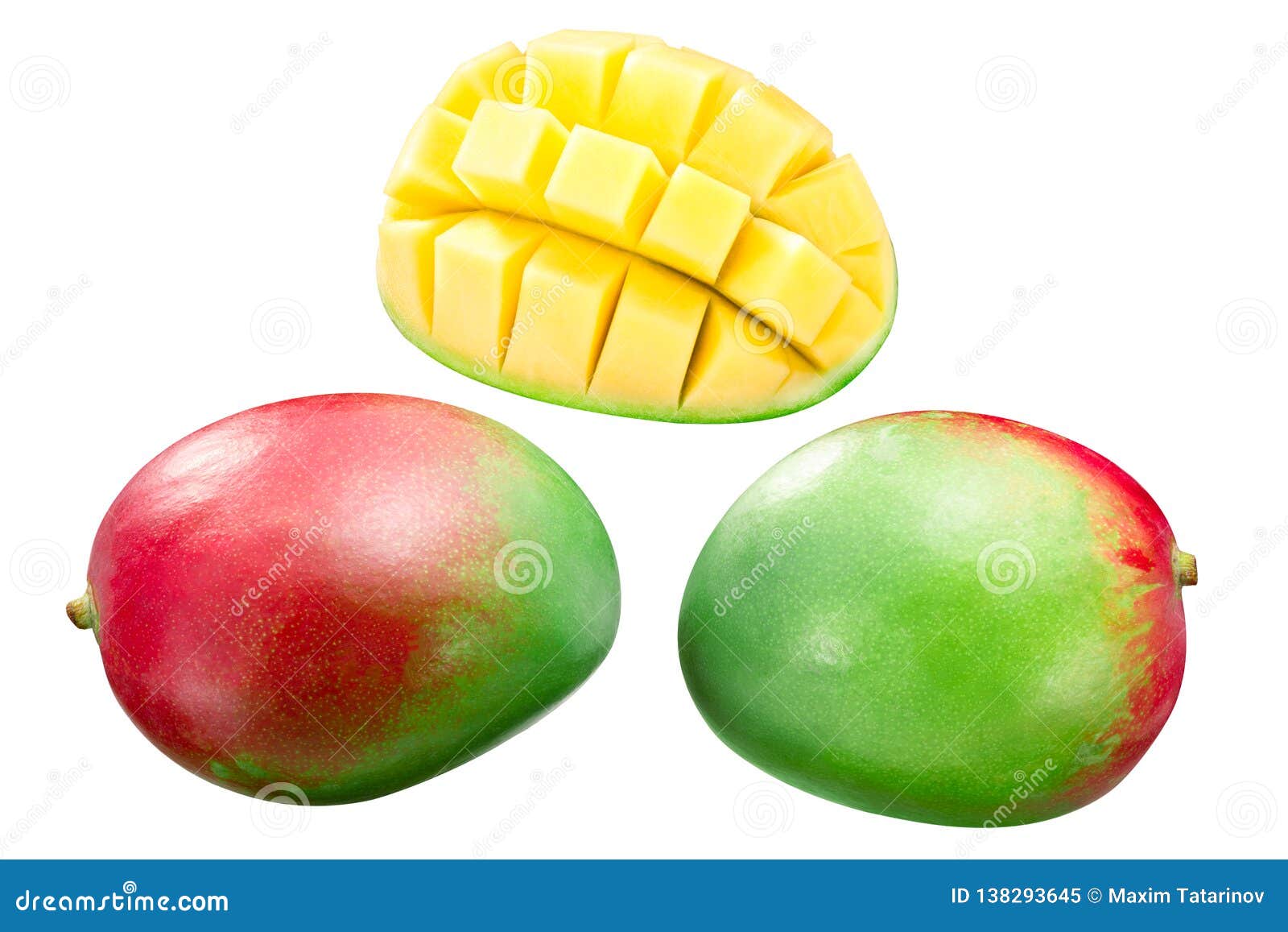 Mango M. Indica, Whole and Styled, Paths Stock Image - Image of served ...