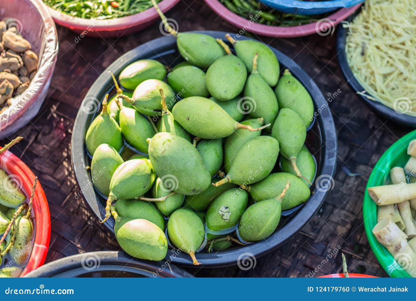 Mango in the market stock photo. Image of mango, asia - 124179760