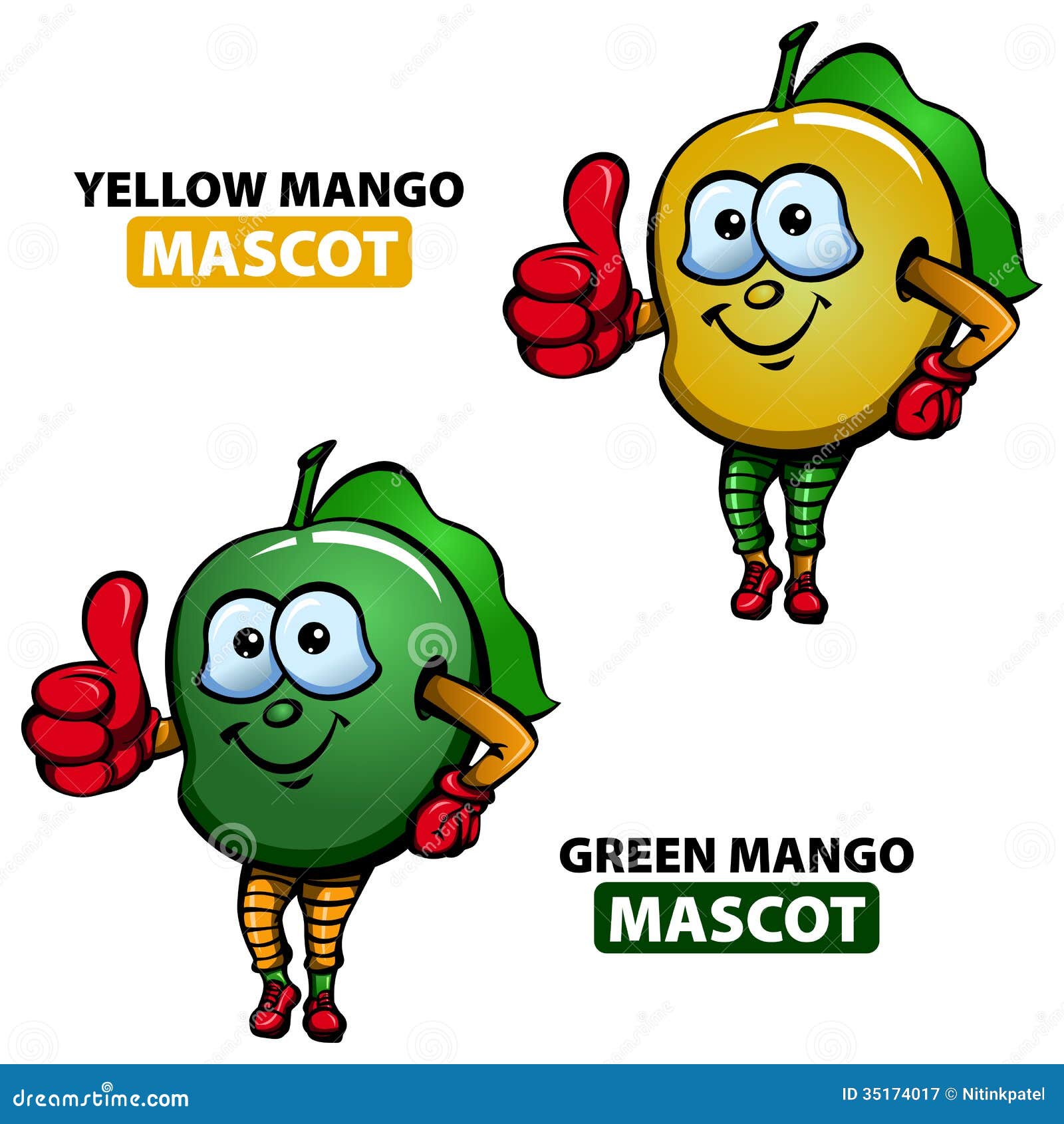 Mango Mascot Stock Image | CartoonDealer.com #35174017
