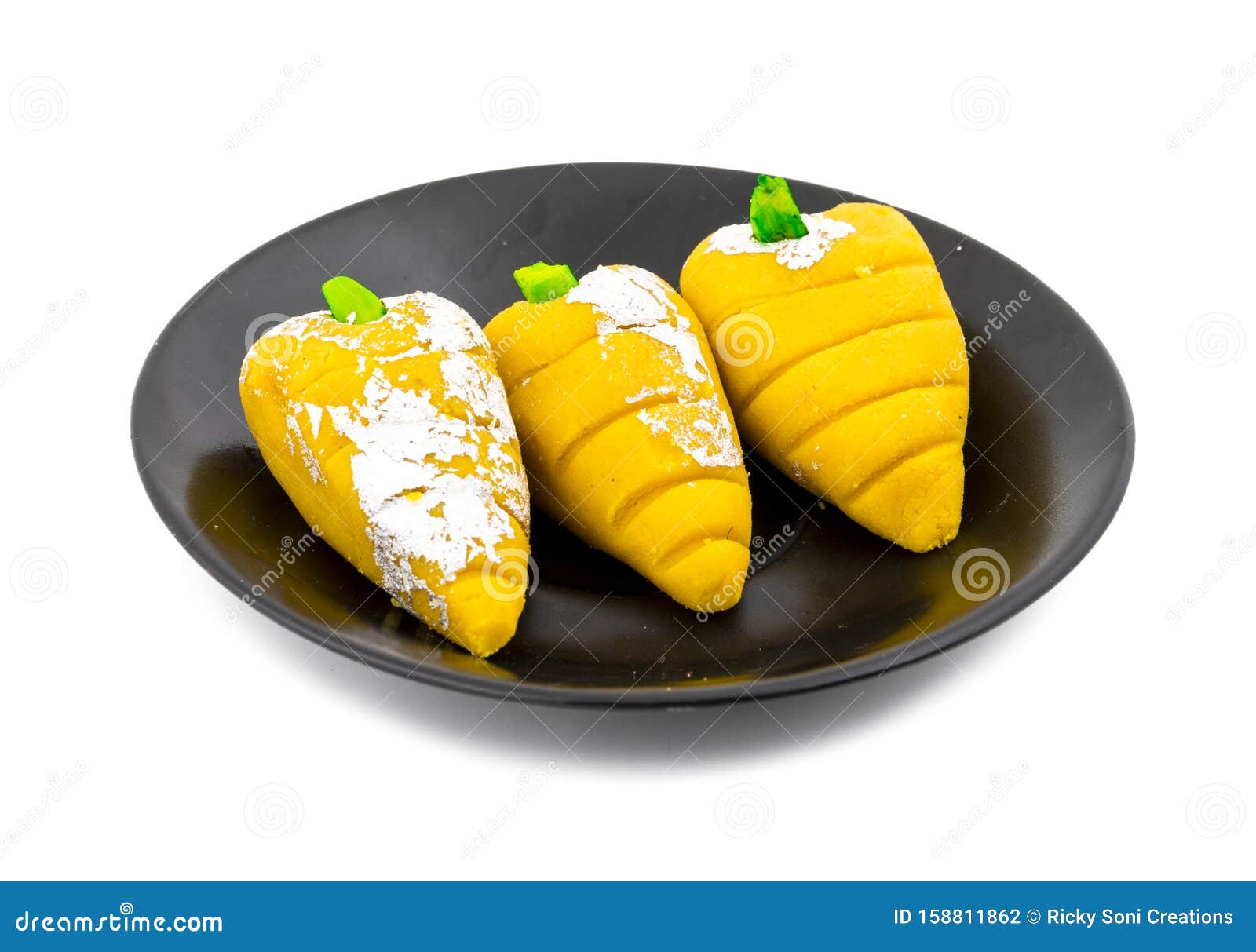 Mango Mawa Pedha O Peda, Comida Dulce India Foto de archivo - Imagen de ...