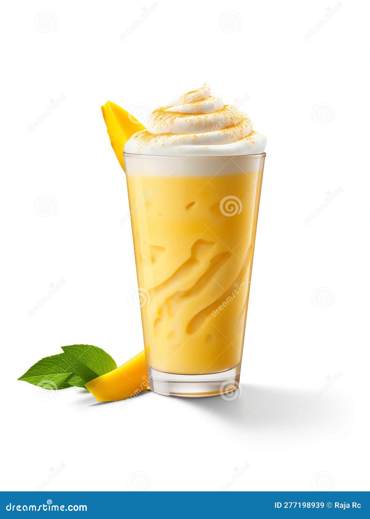Mango milkshake stock illustration. Illustration of summer - 277198939