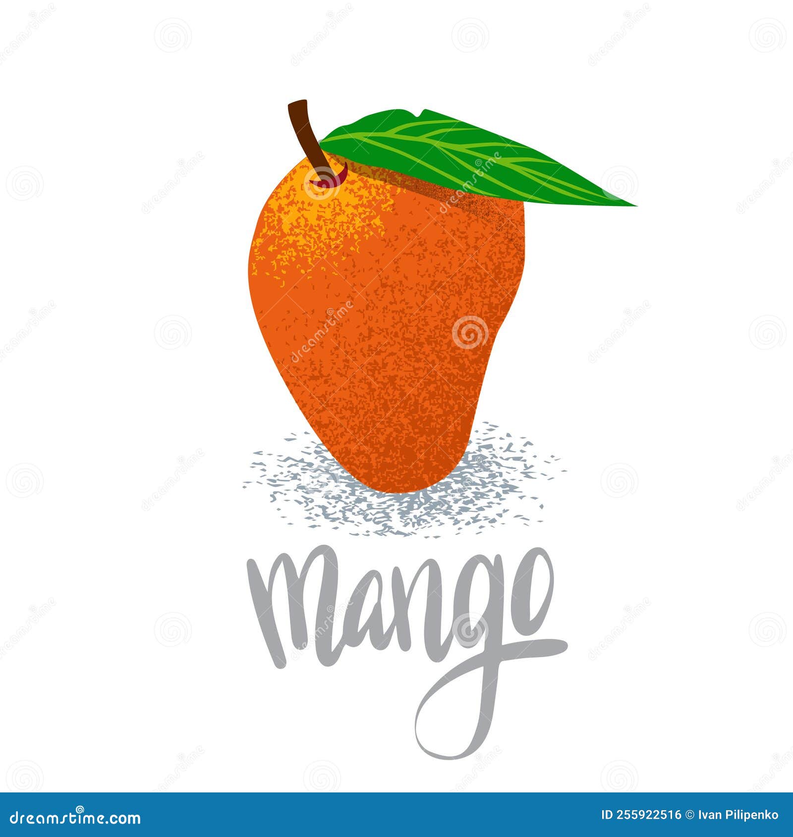 Mango, Organic Fruit, Vegetarianism, Vitamins in the Garden Vector ...