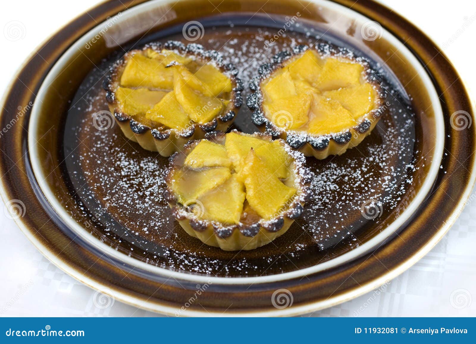 Mango pastry stock image. Image of filling, elegance - 11932081