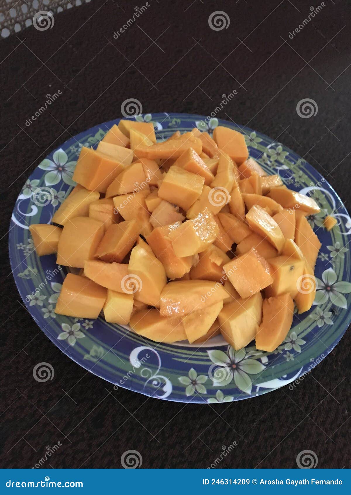 Mango preparado imagen de archivo. Imagen de pescados - 246314209