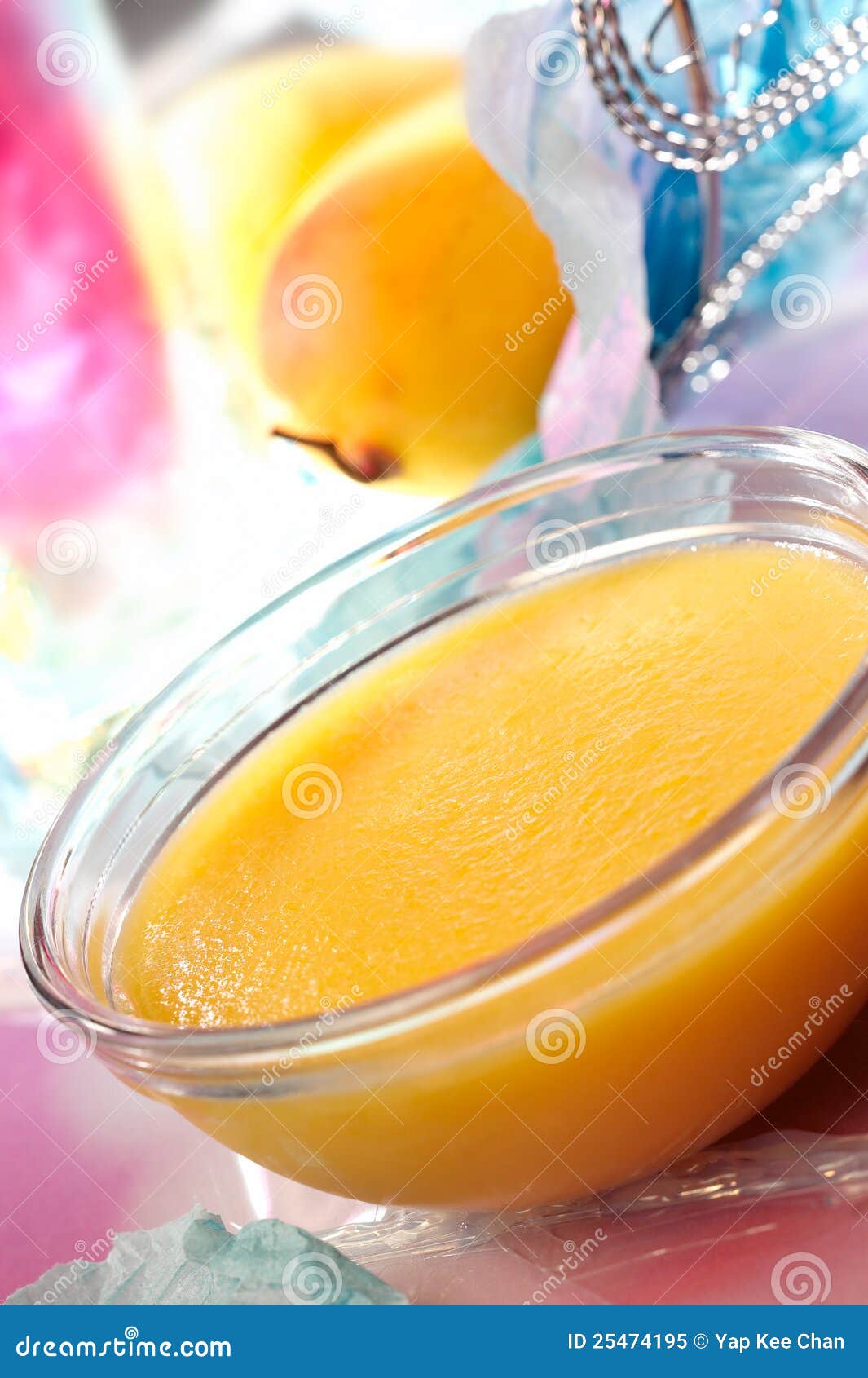 Mango Pudding stock image. Image of meal, tropical, pudding - 25474195