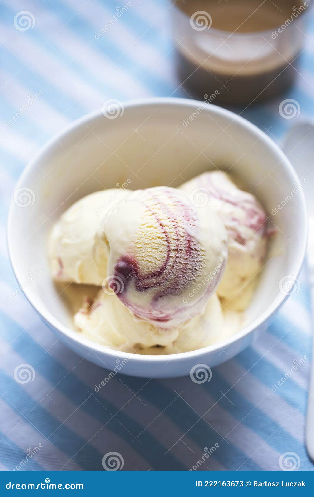 Mango and Raspberry Ice Creams Stock Image - Image of gelato, cream ...