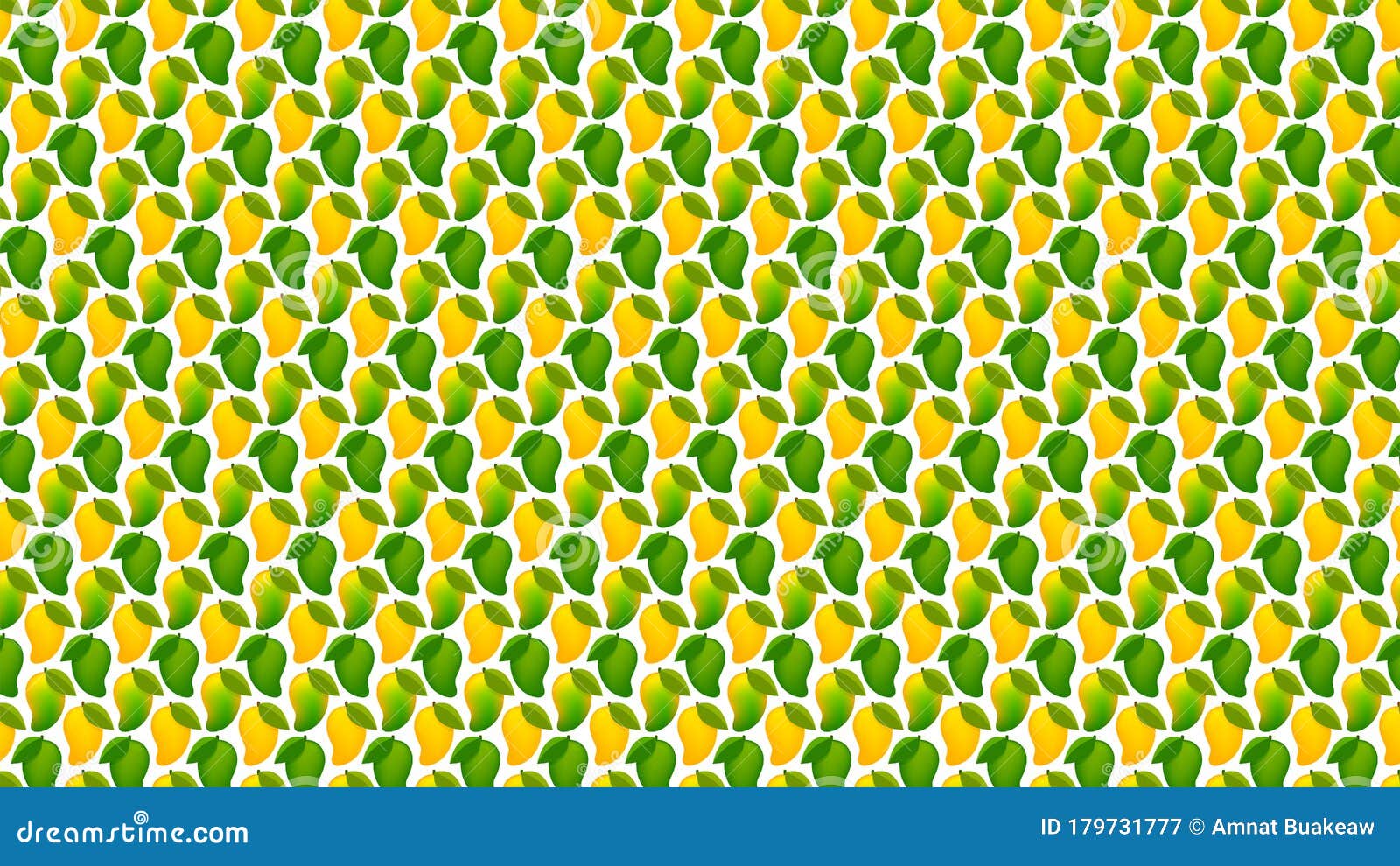 Mango Ripe And Raw Mango For Background, Mango Pattern Yellow Green For ...