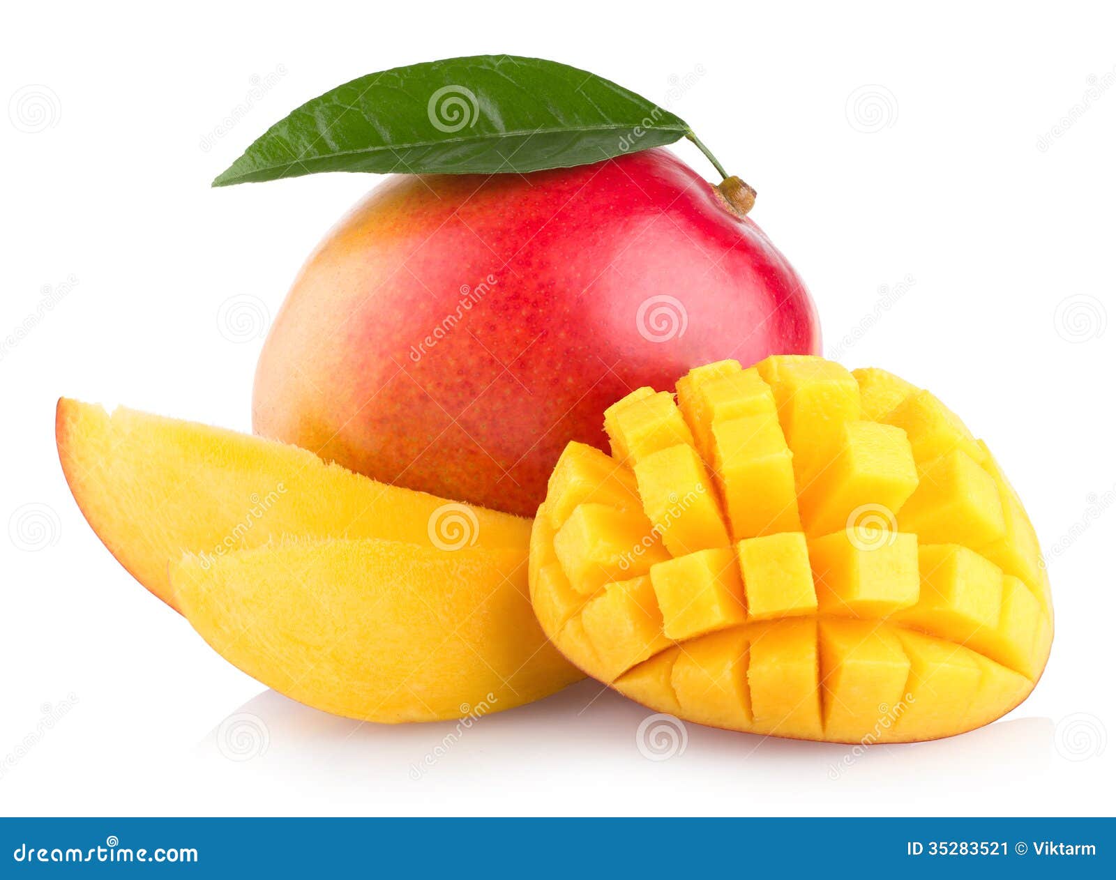 Mango stock image. Image of mango, white, slice, exotic - 35283521