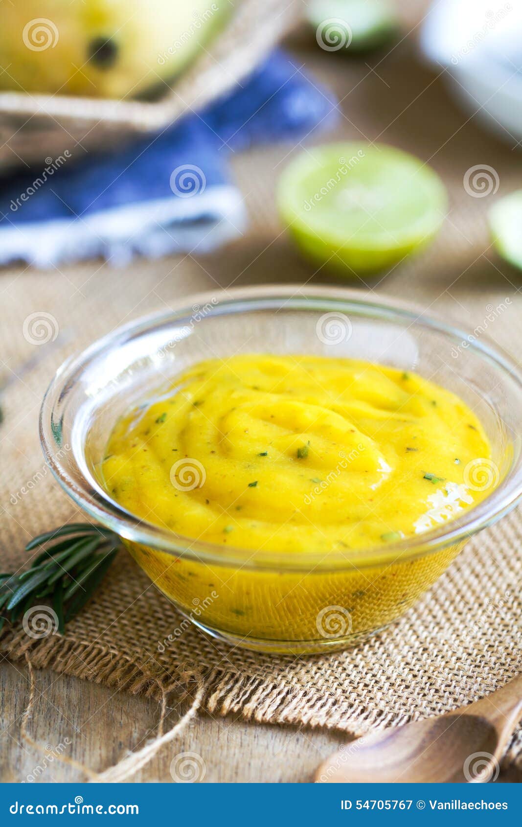 Mango salad dressing stock image. Image of salad, authentic - 54705767