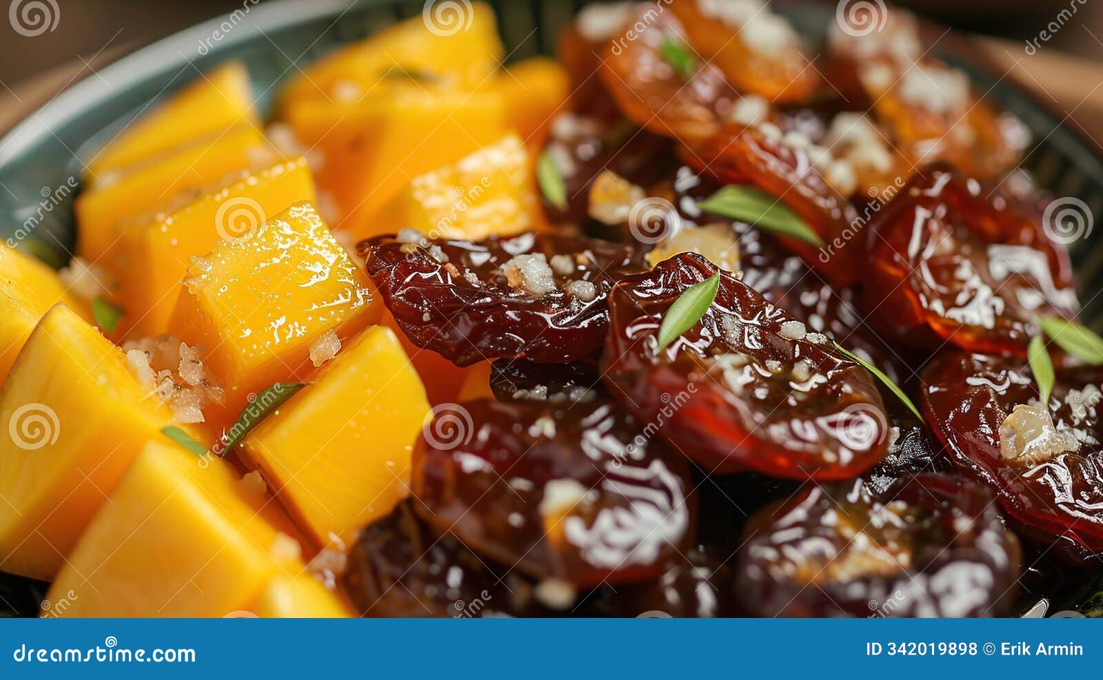 Mango And Salted Dried Plum Or Asam Boi Stock Photo | CartoonDealer.com ...