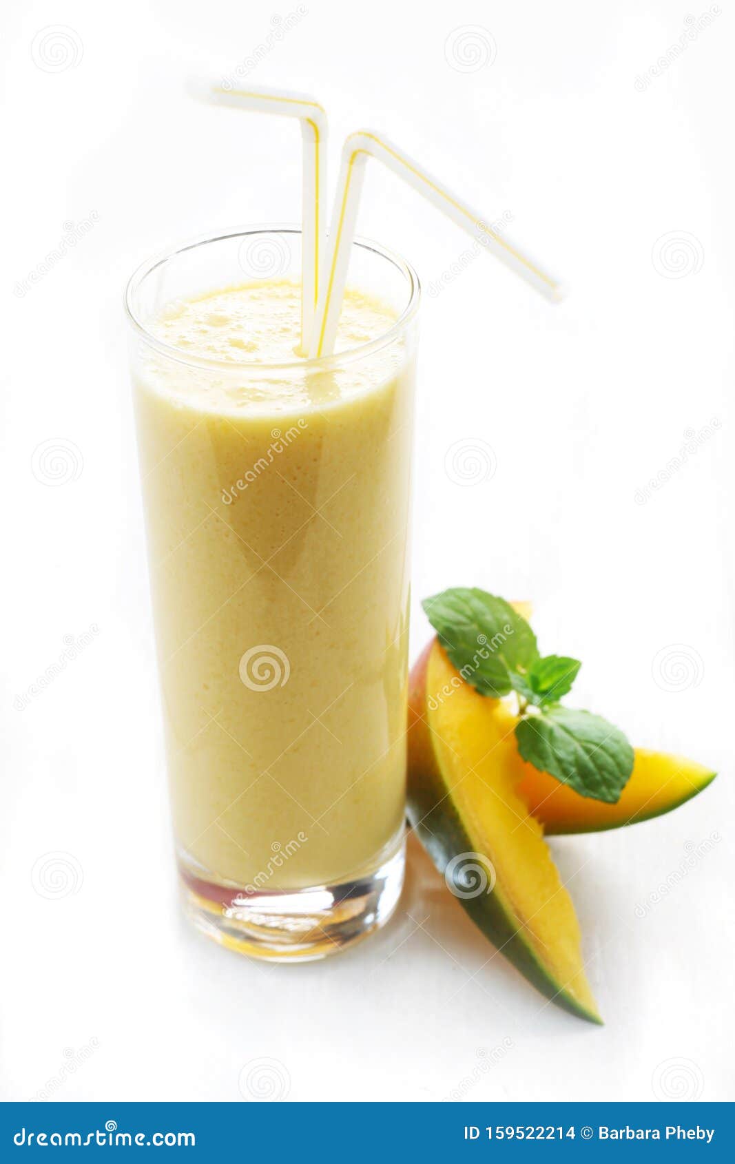 Mango Shake stock photo. Image of yellow, milkshake - 159522214