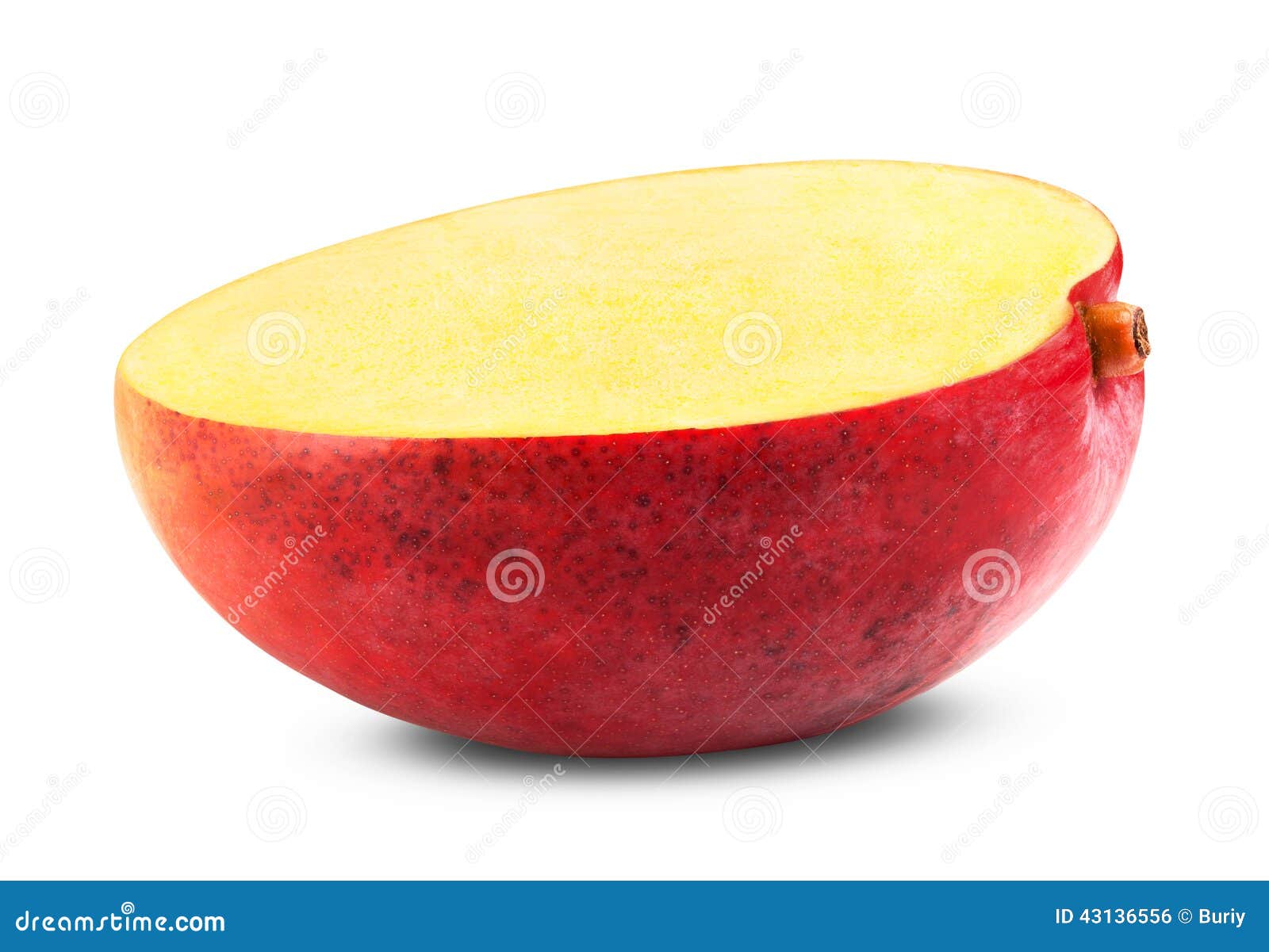 Mango slice stock photo. Image of white, natural, food - 43136556