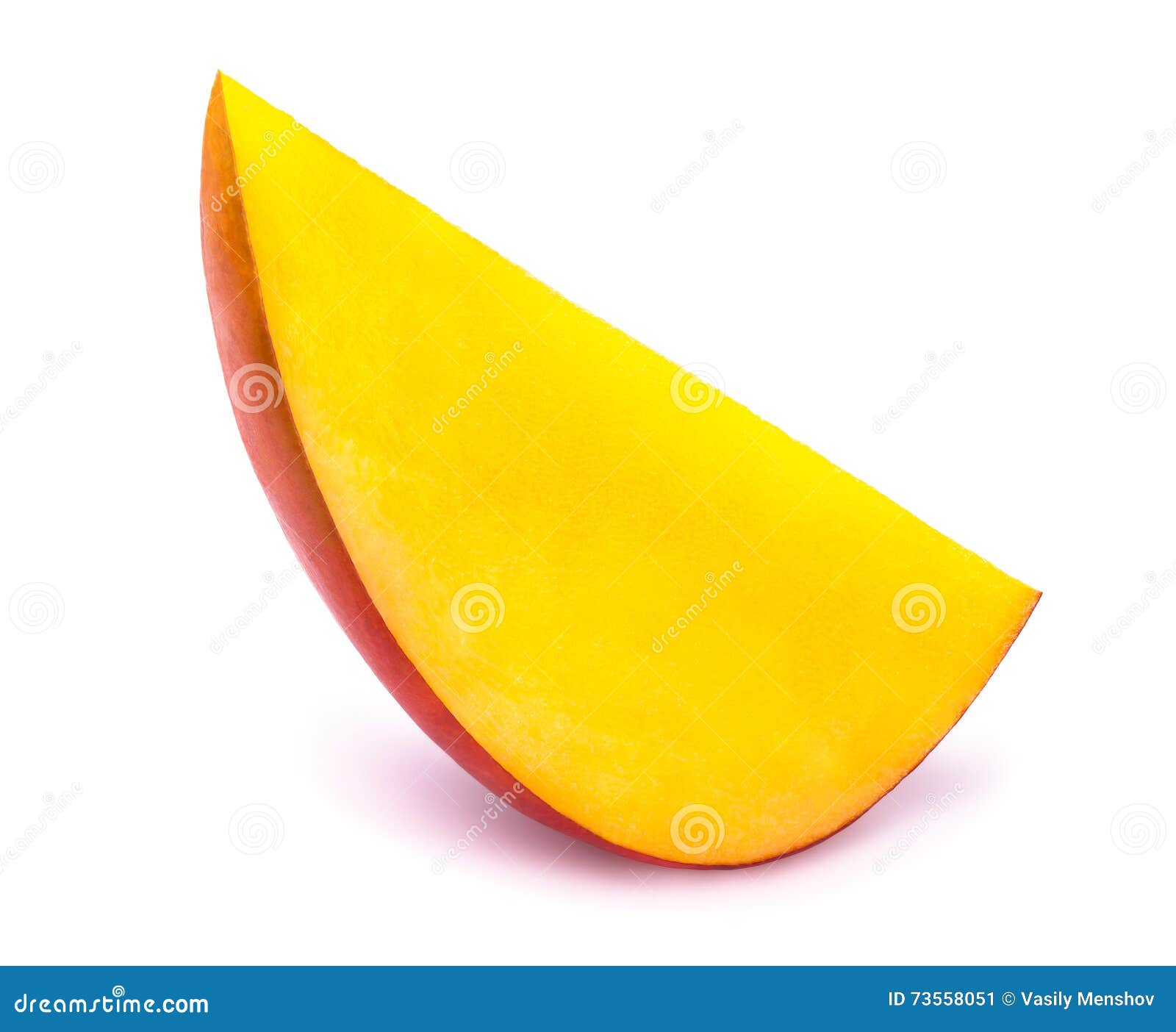 Mango slice isolated stock image. Image of clipping, background - 73558051