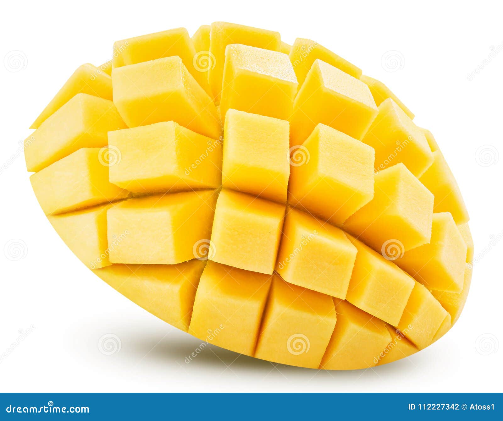 Ripe mango isolated stock photo. Image of diet, gourmet - 112227342