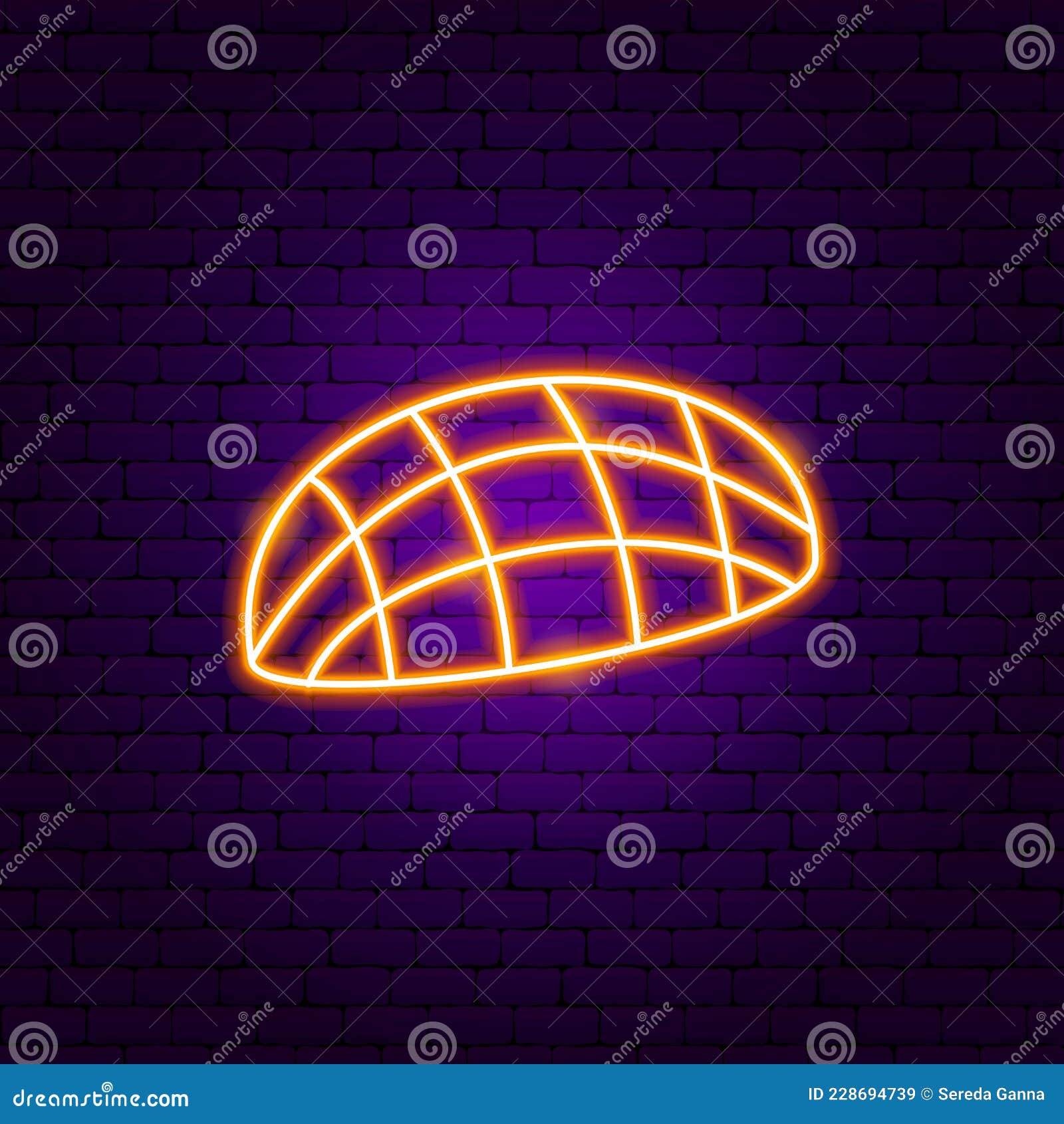 Mango Slice Neon Sign stock vector. Illustration of delicious - 228694739