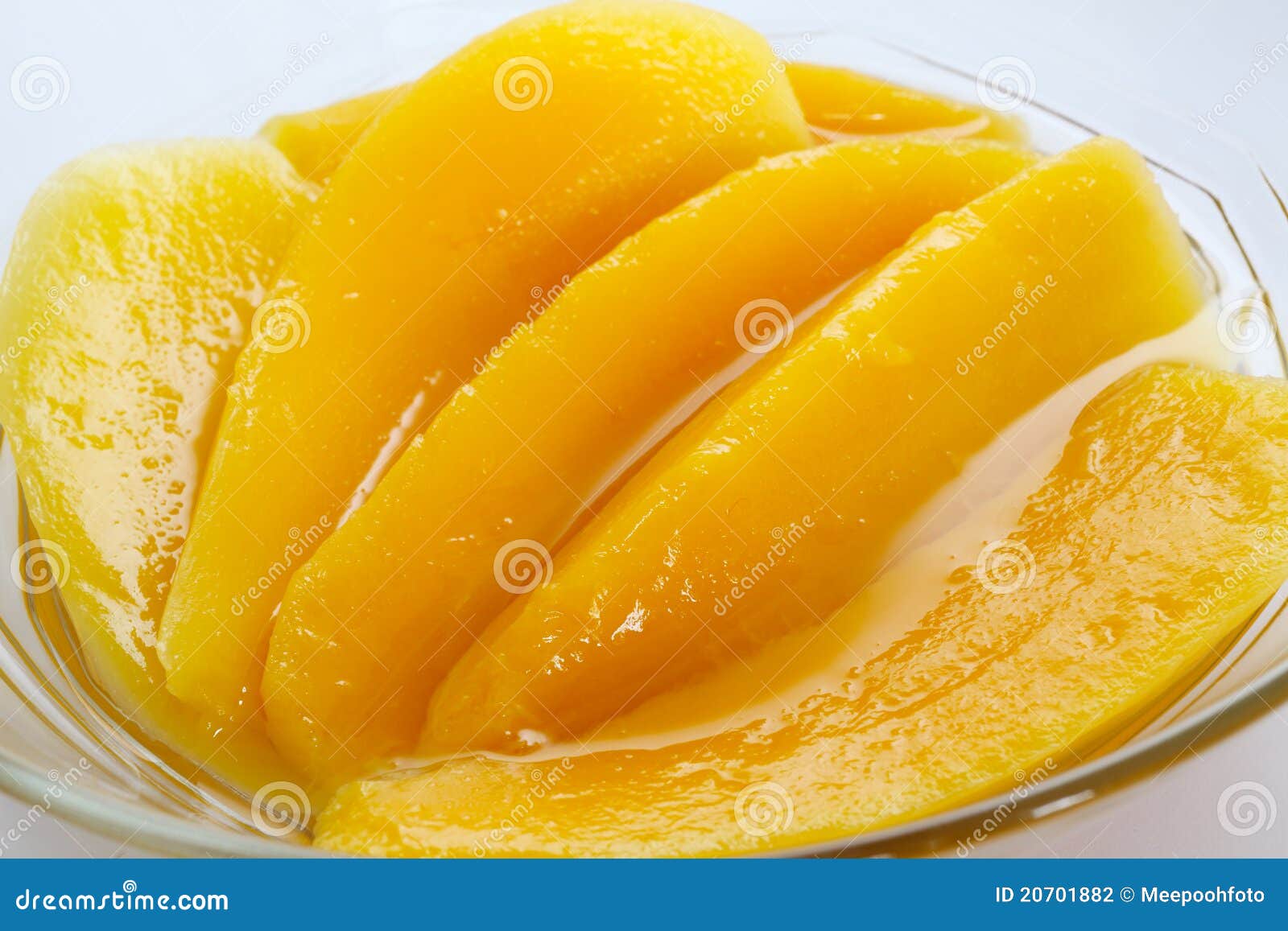 Mango slice in syrup stock photo. Image of diet, refreshment - 20701882