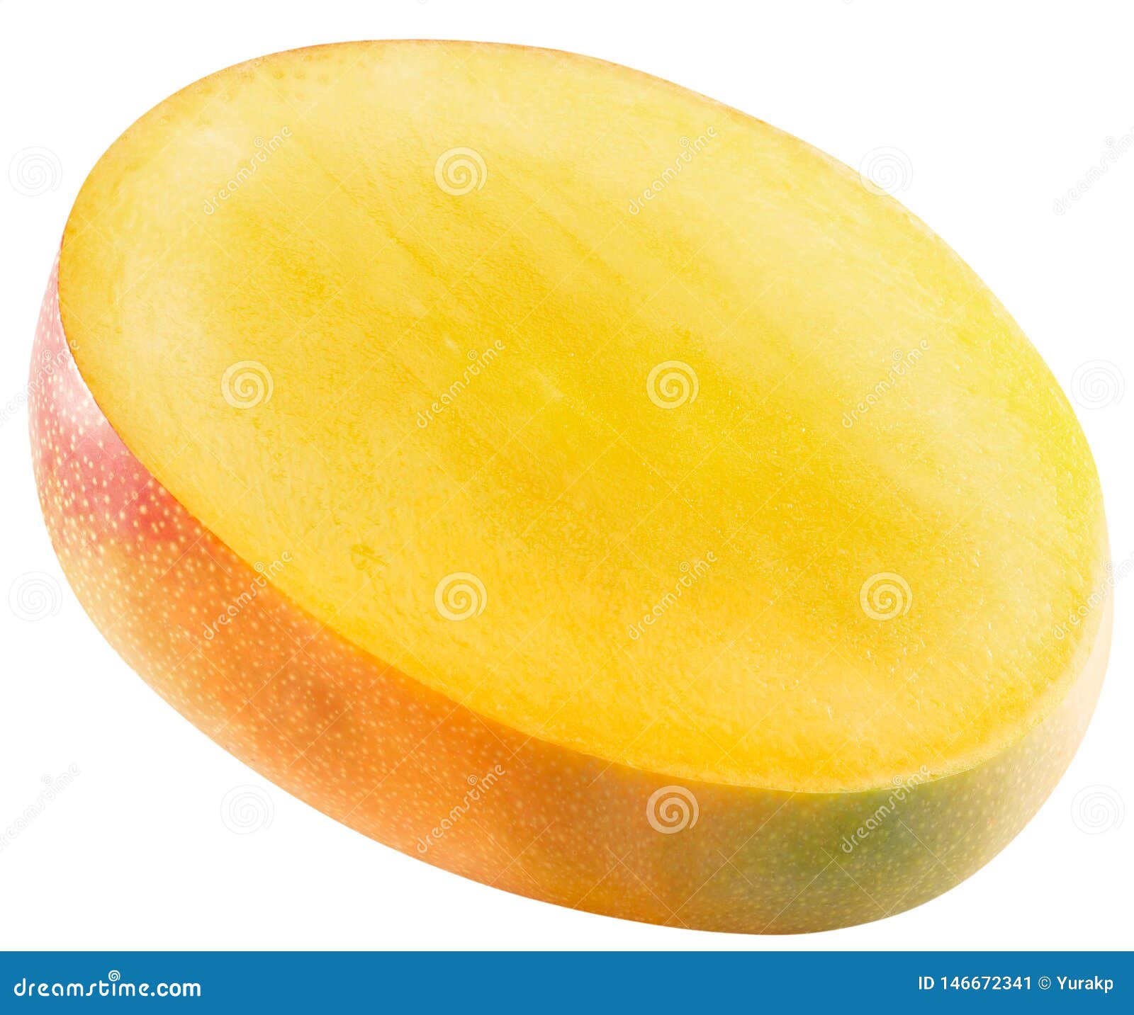 Mango Slices Isolated on a White Background Stock Image - Image of ...
