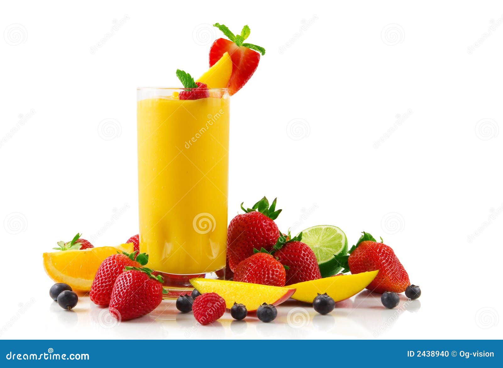 Mango smoothie stock photo. Image of glass, creamy, shake - 2438940