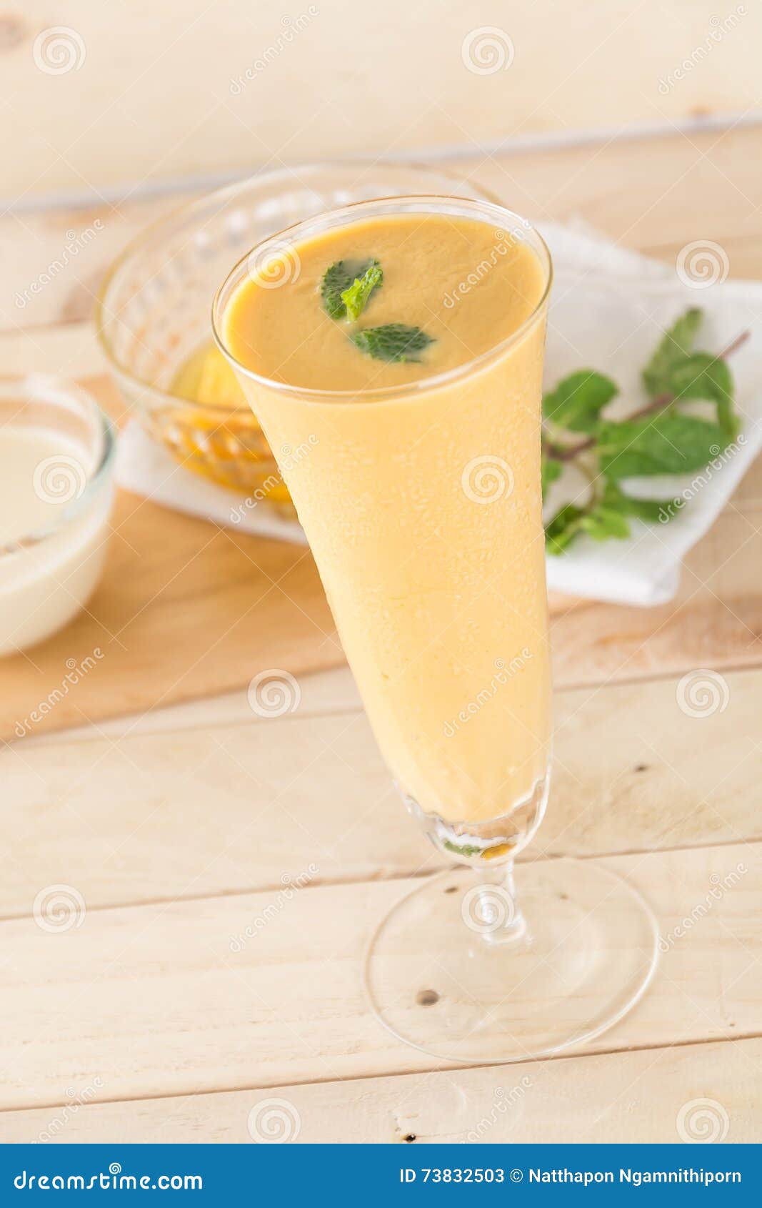 Mango smoothie stock image. Image of yellow, sugar, background - 73832503