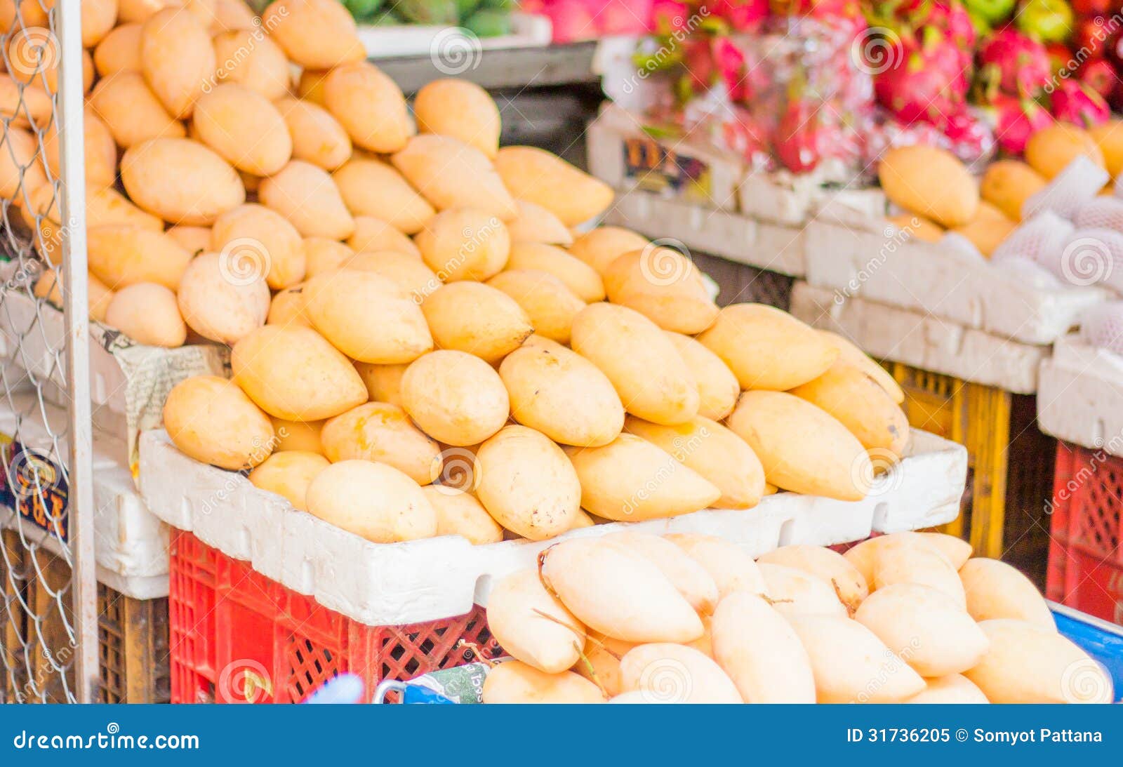 Mango stall stock image. Image of thai, asian, fresh - 31736205