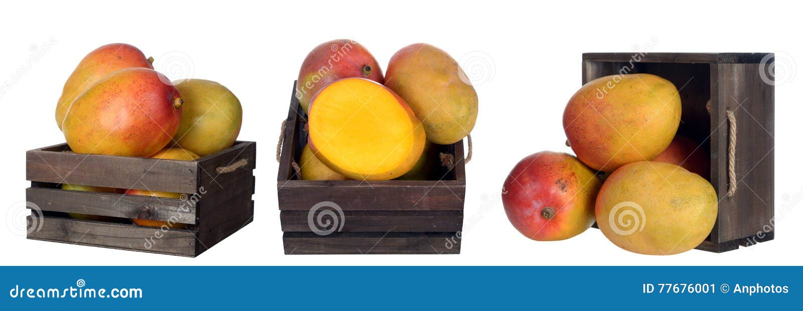Mango stock image. Image of mango, crate, juicy, sweet - 77676001