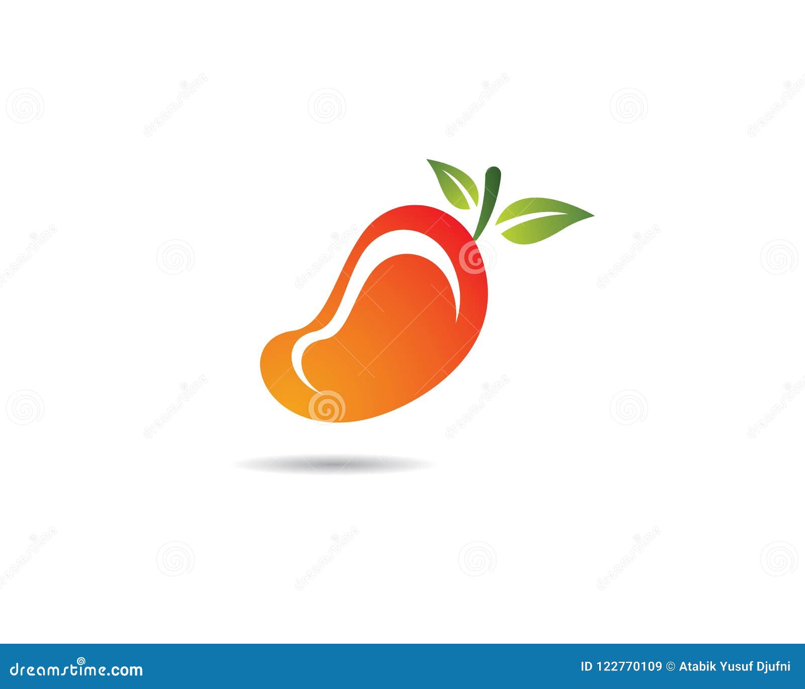 Mango symbol illustration stock vector. Illustration of delicious ...
