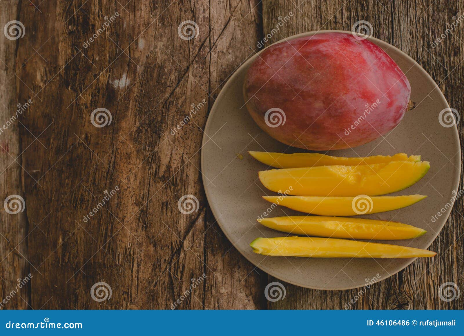 Mango on the table stock photo. Image of kitchen, eating - 46106486