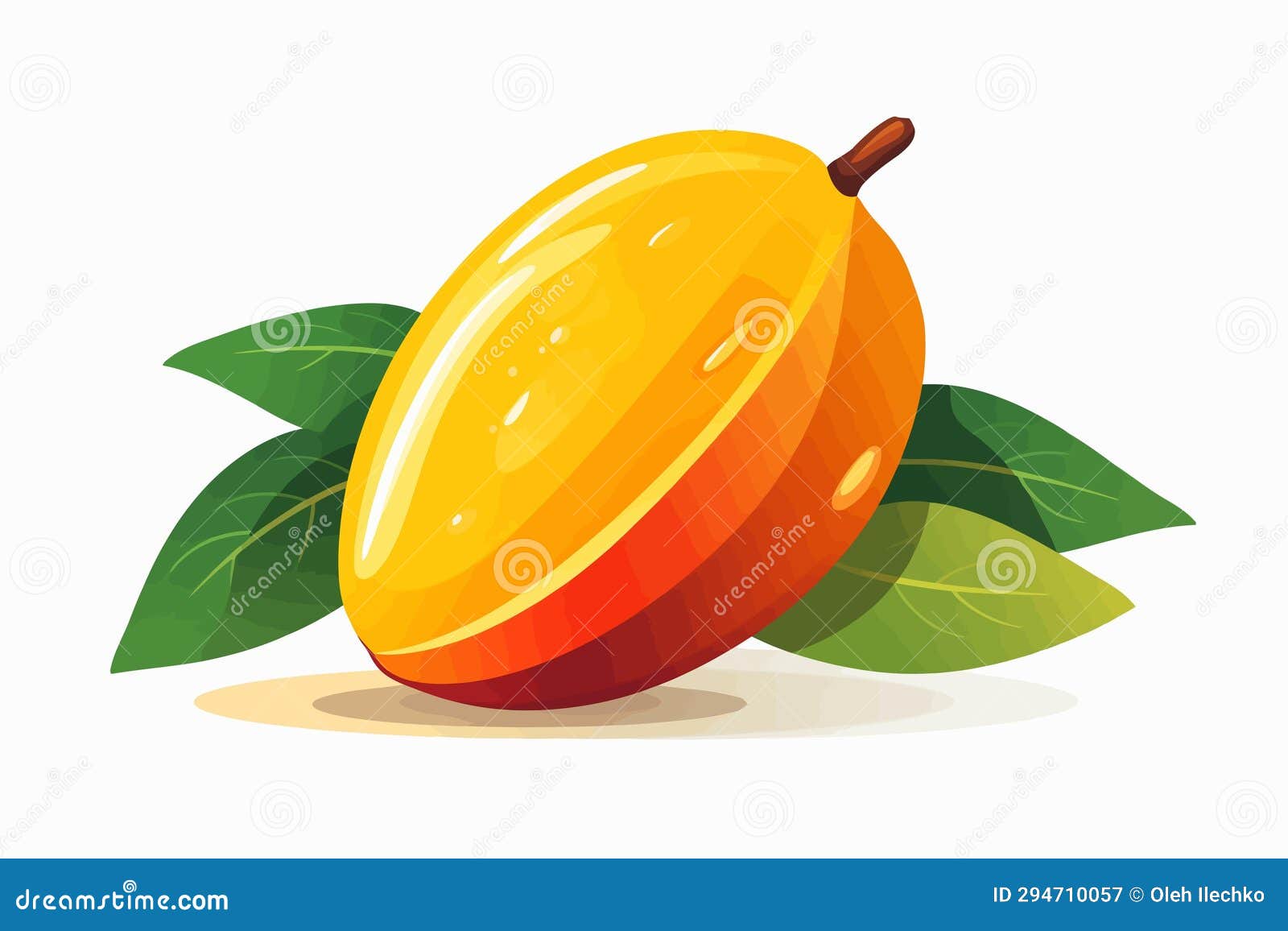 Mango Vector Flat Minimalistic Asset Isolated Vector Style Illustration ...