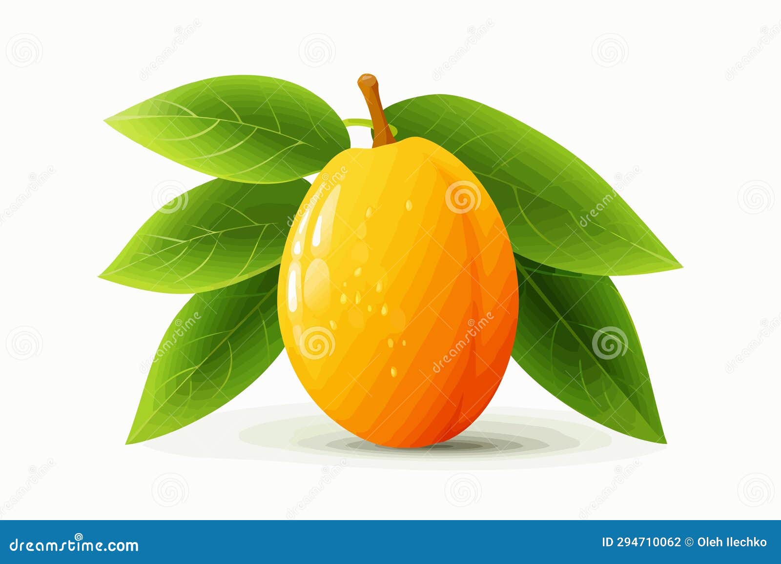 Mango Vector Flat Minimalistic Asset Isolated Vector Style Illustration ...