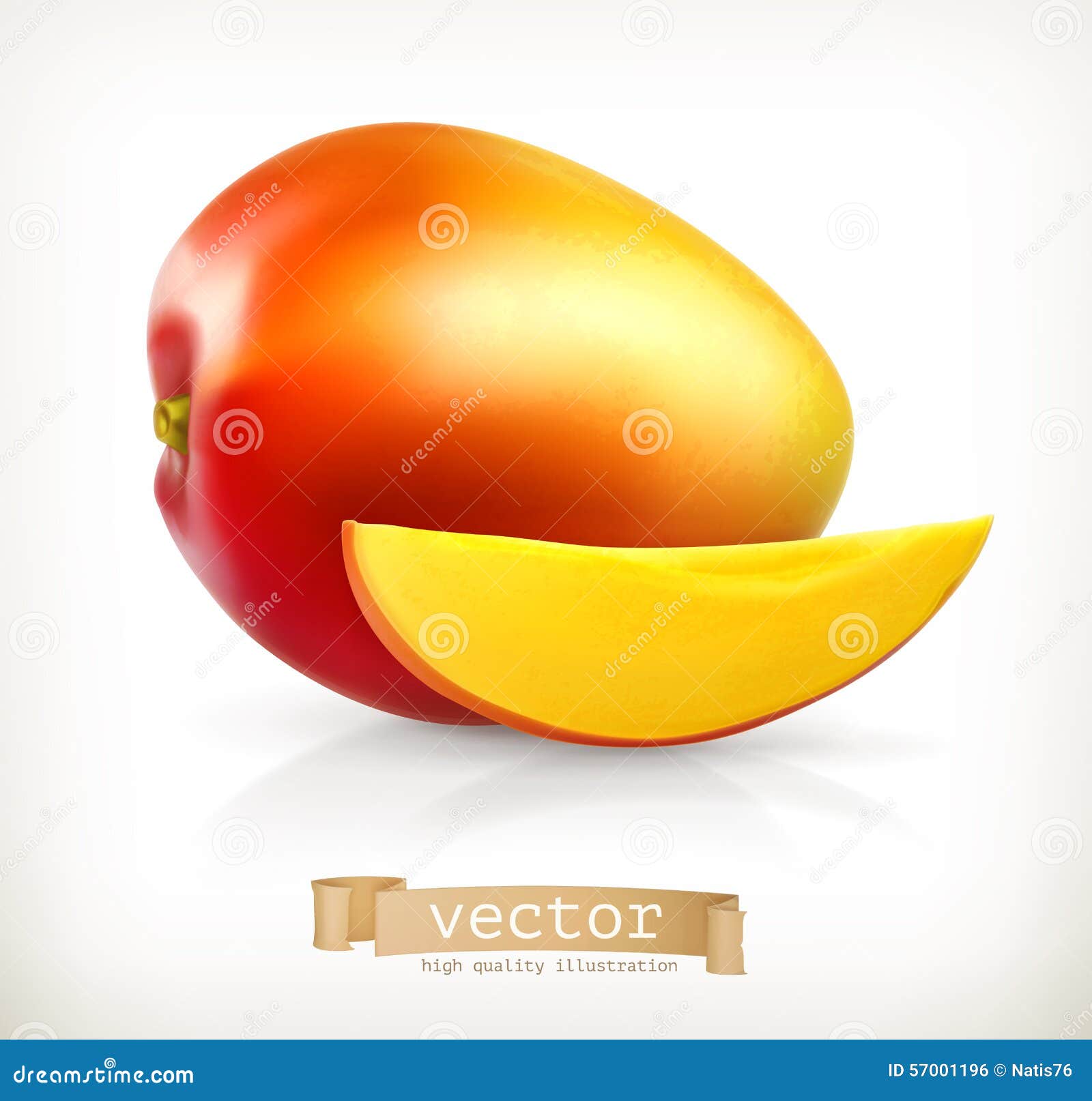 Mango Vector Illustration Stock Illustrations – 19,598 Mango Vector ...