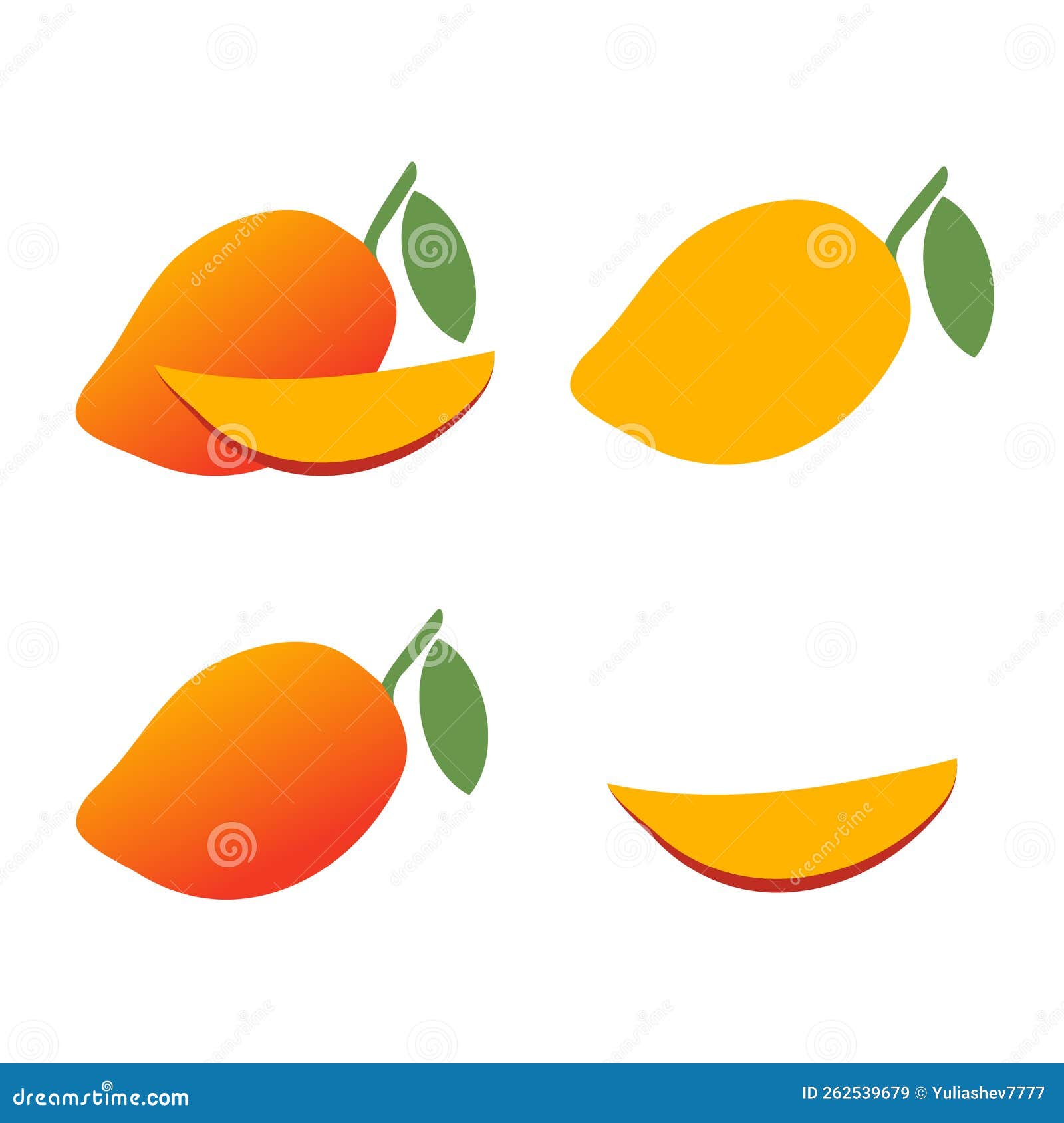 Mango, vector stock vector. Illustration of vector, tasty - 262539679