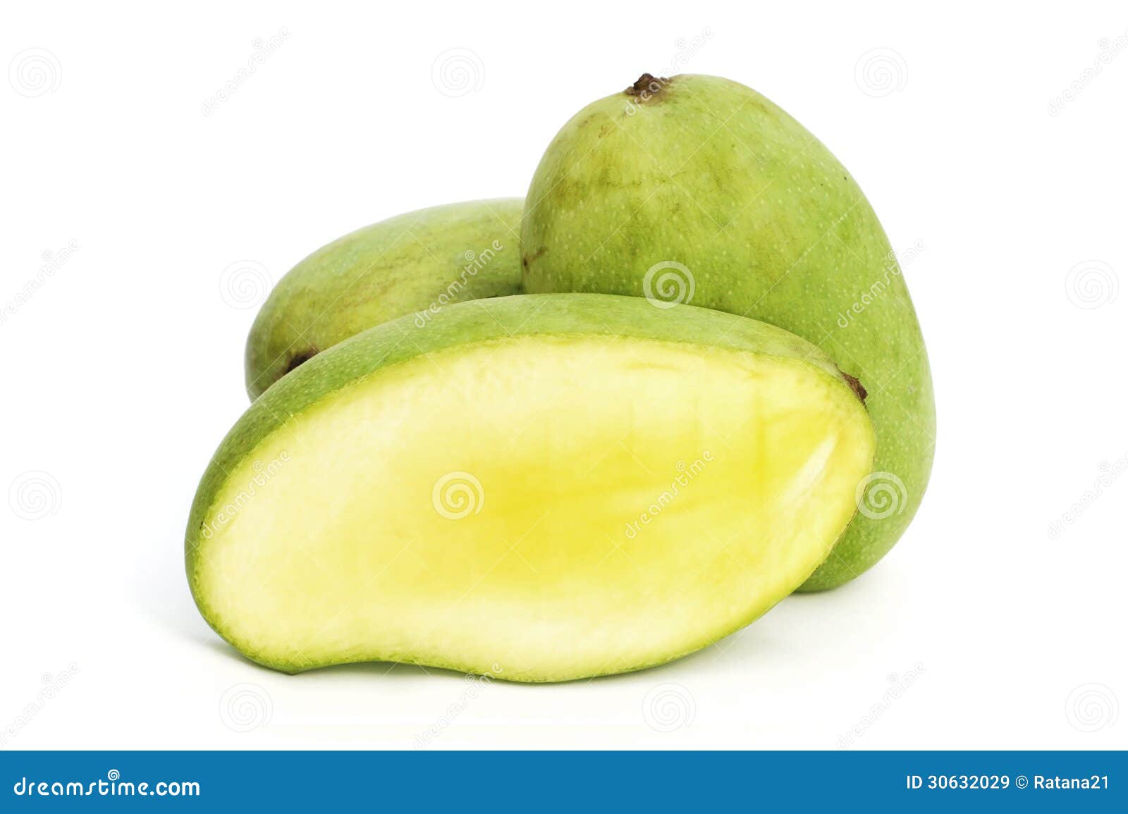 Mango verde imagen de archivo. Imagen de verde, aislado - 30632029