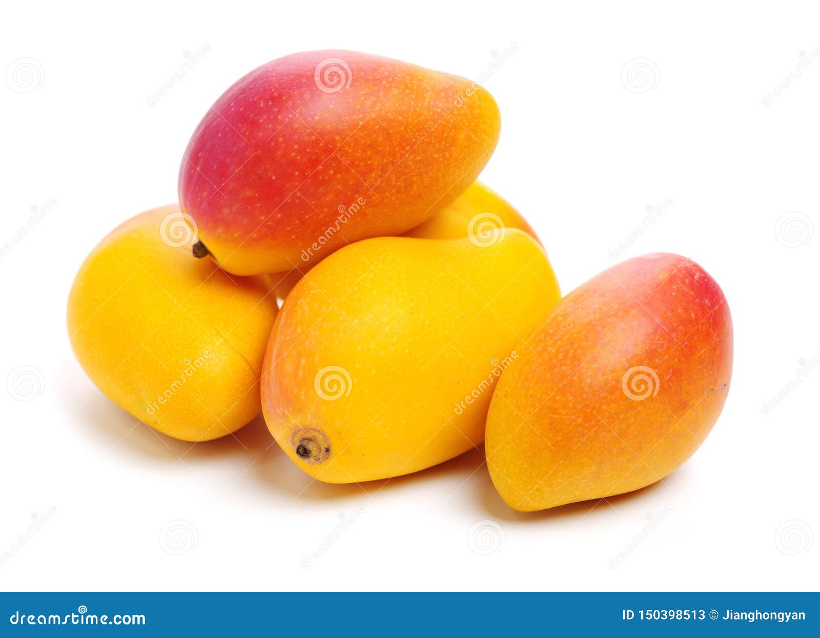 Mango on white background stock image. Image of bright - 150398513
