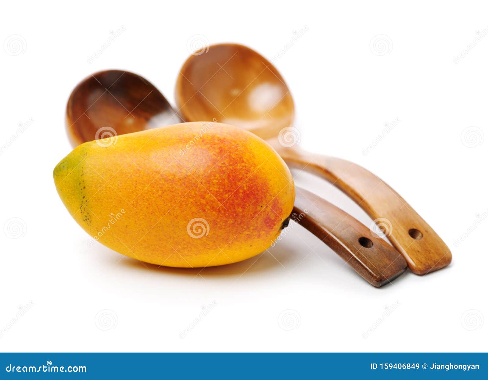 Mango on white background stock image. Image of dessert - 159406849