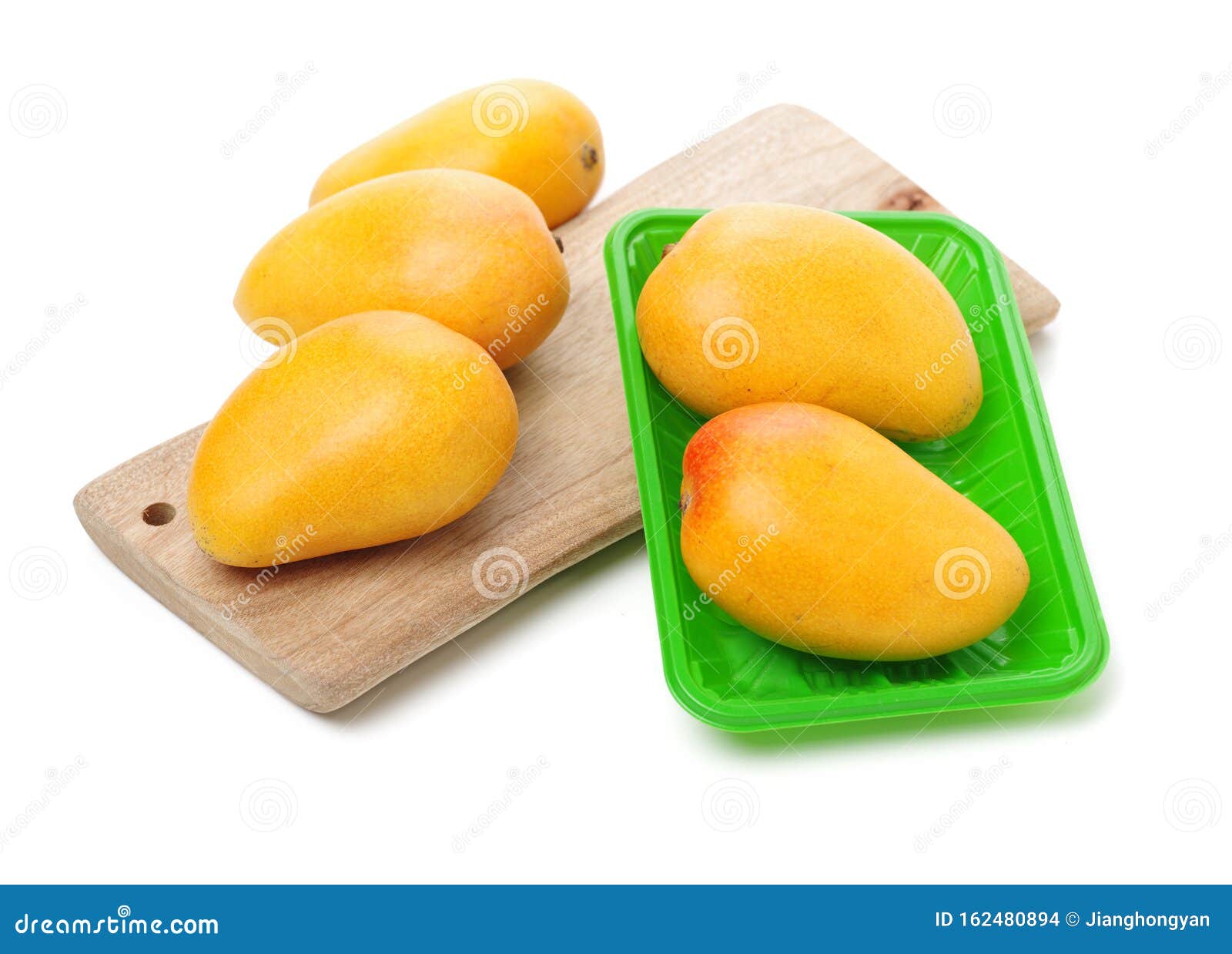 Mango on white background stock photo. Image of ingredient - 162480894