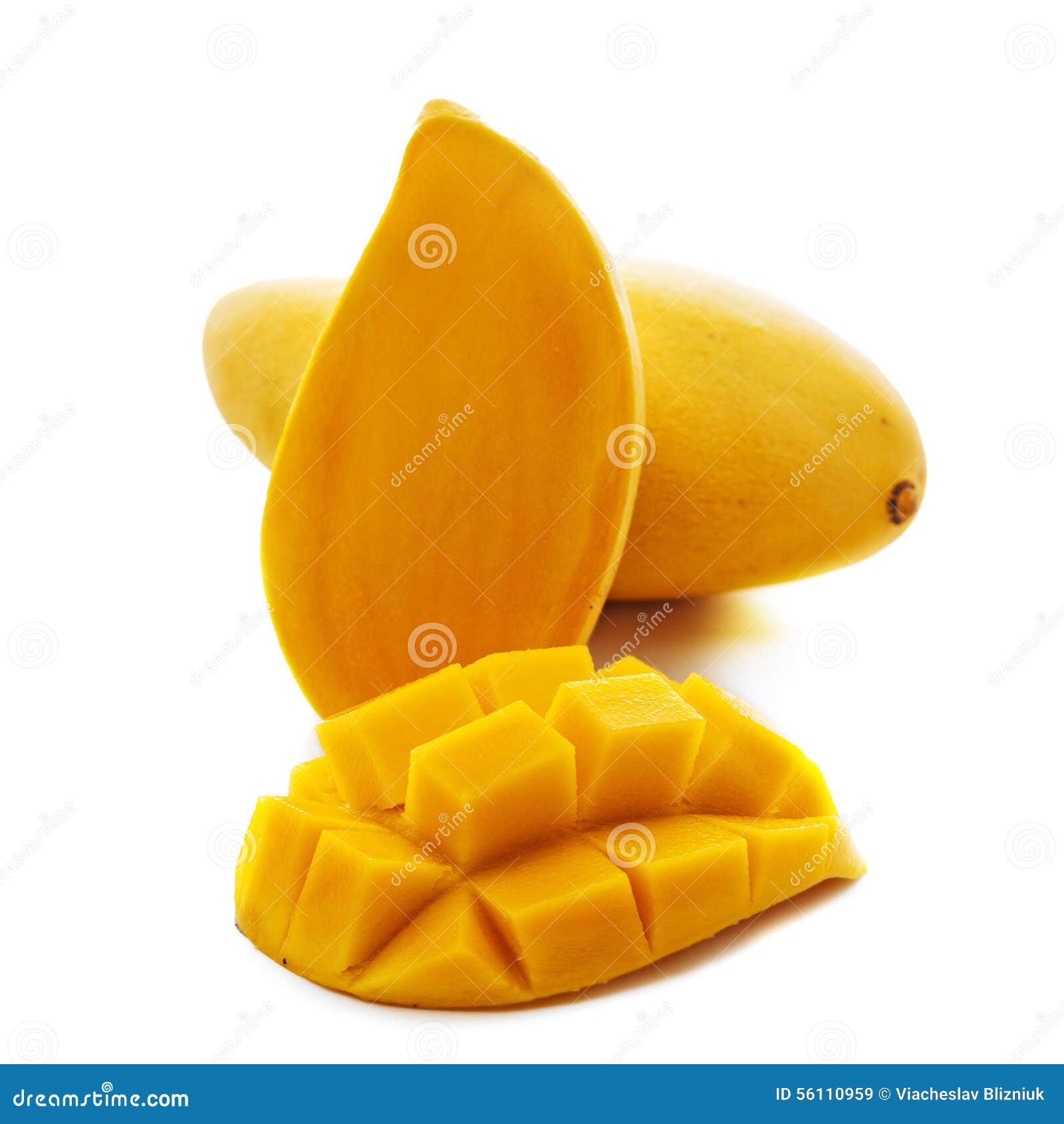 Mango on white background stock image. Image of background - 56110959